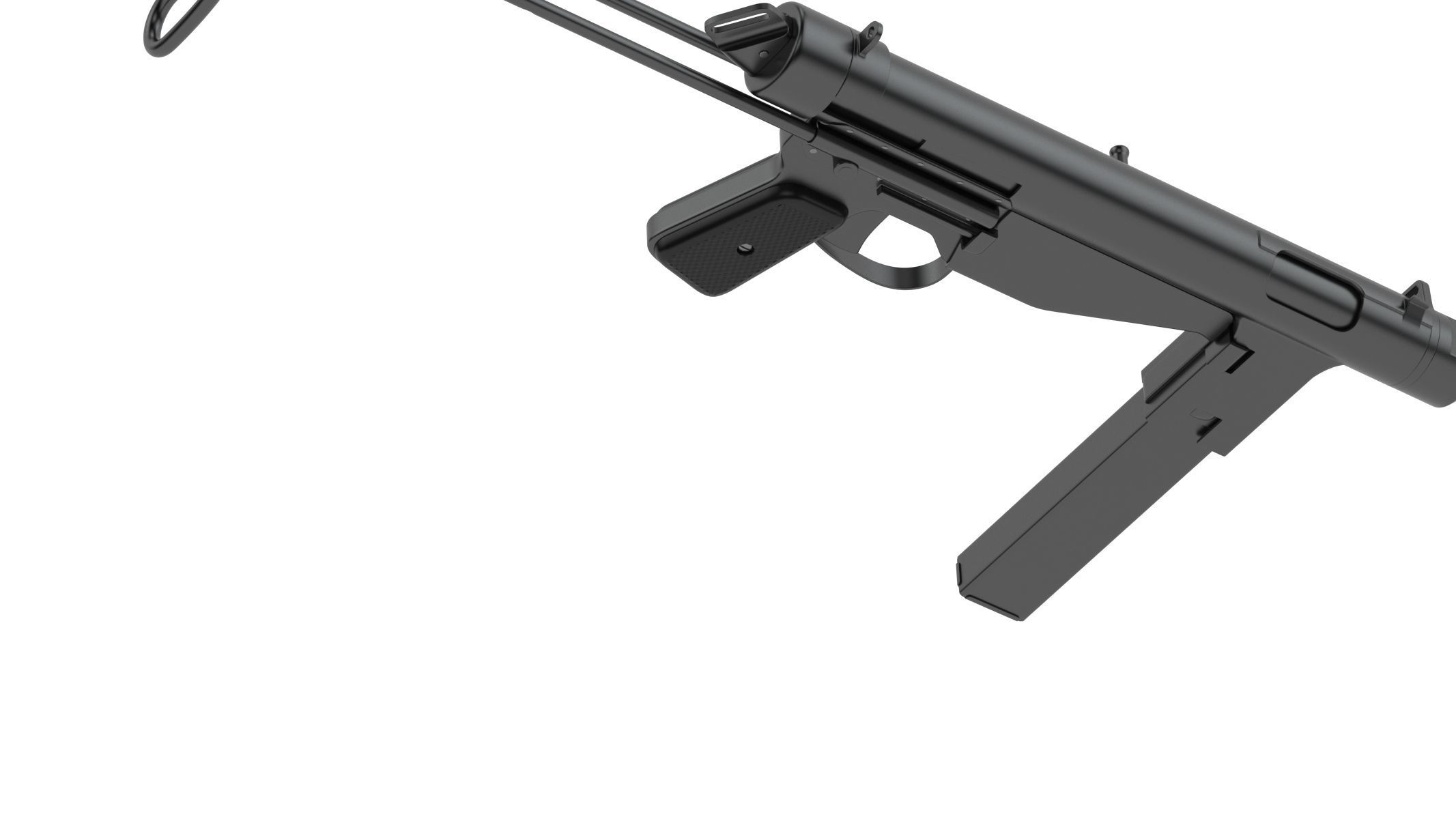 FBP submachine gun 3D model | CGTrader