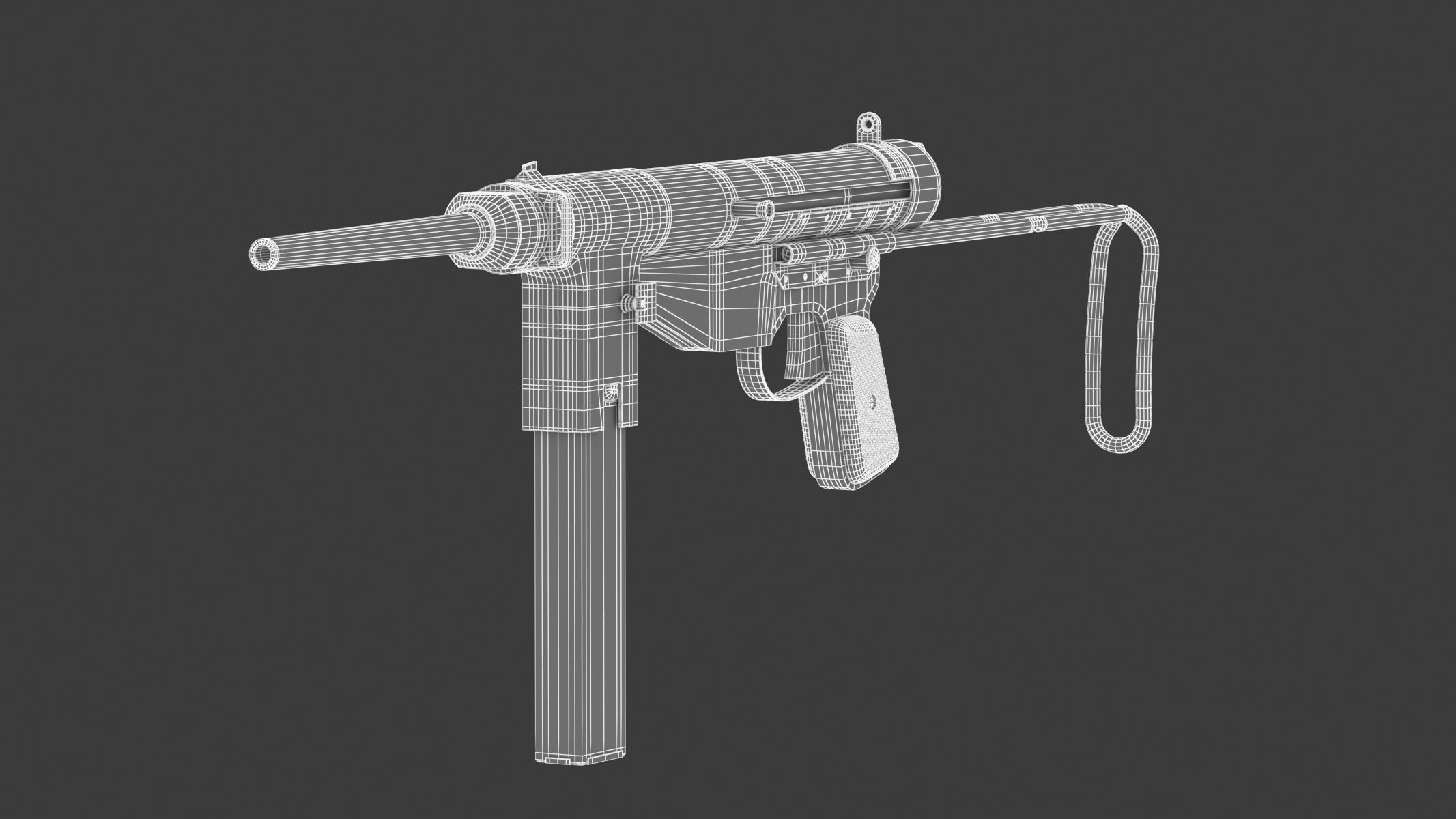 FBP submachine gun 3D model | CGTrader
