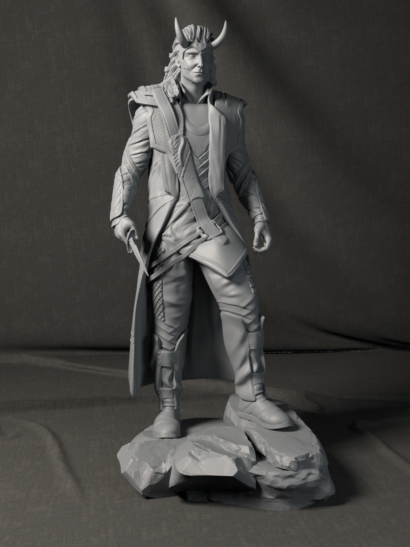 Loki Marvel 3D model 3D printable | CGTrader