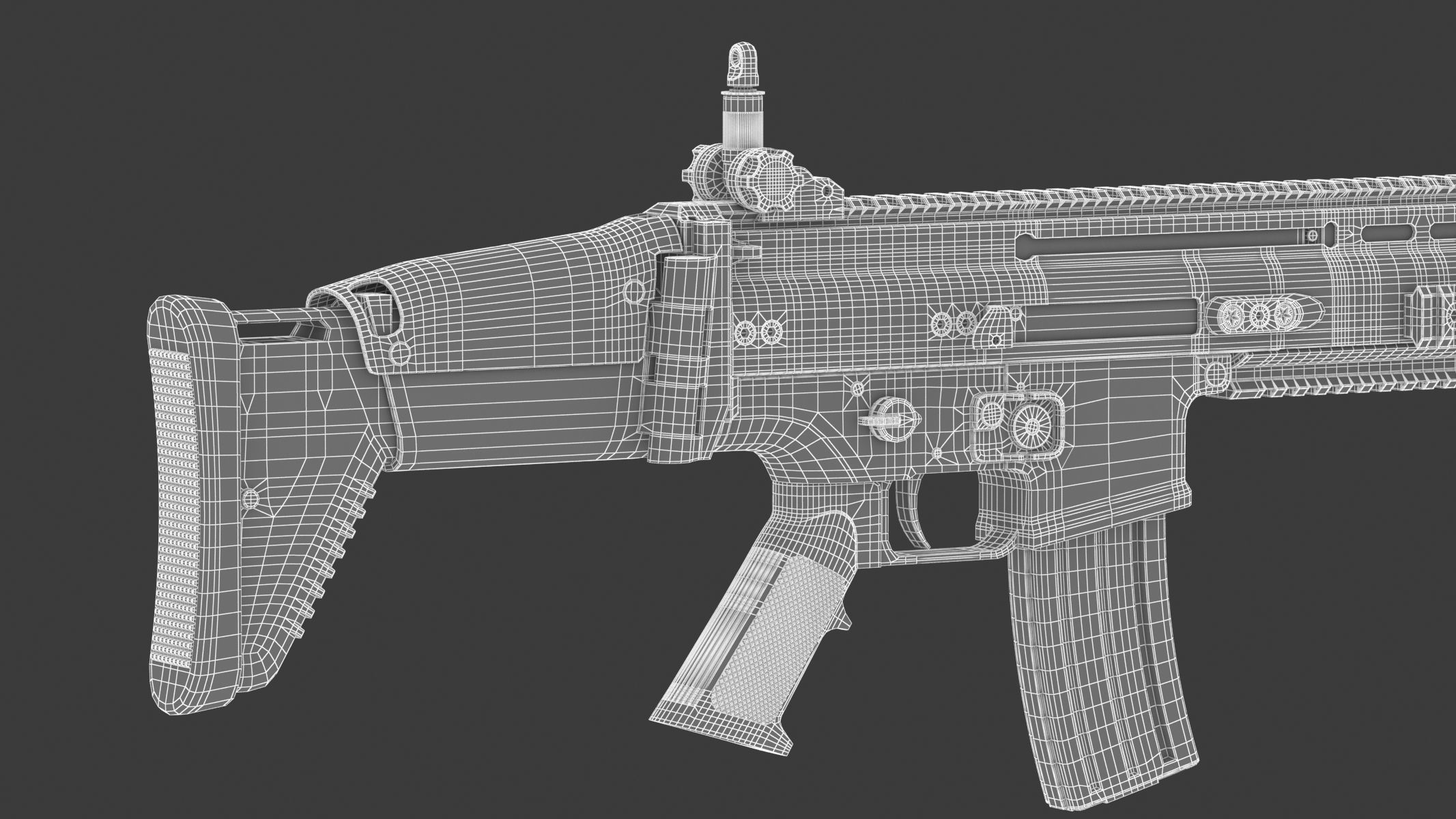FN SCAR 3D model | CGTrader