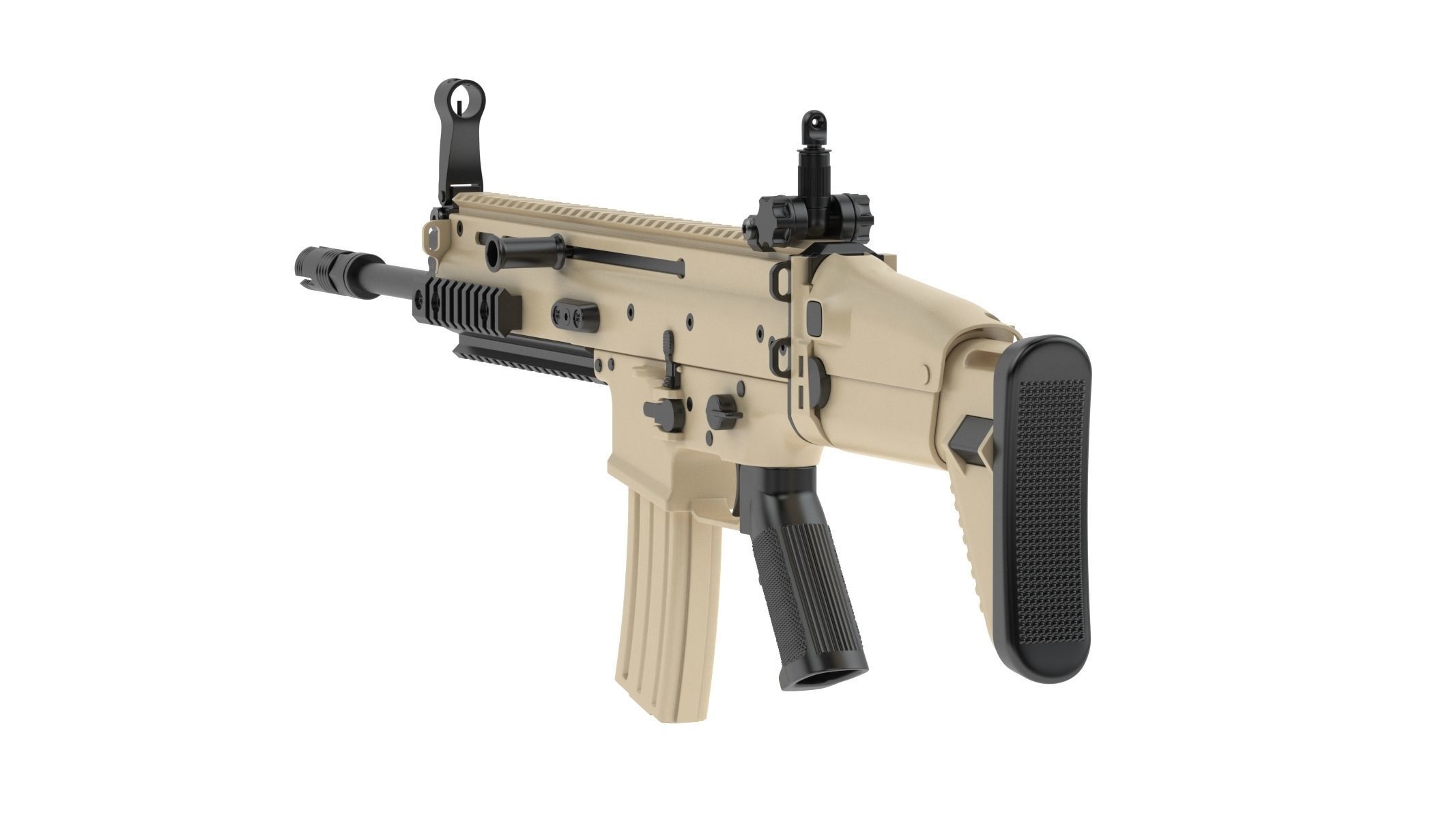 FN SCAR 3D model | CGTrader