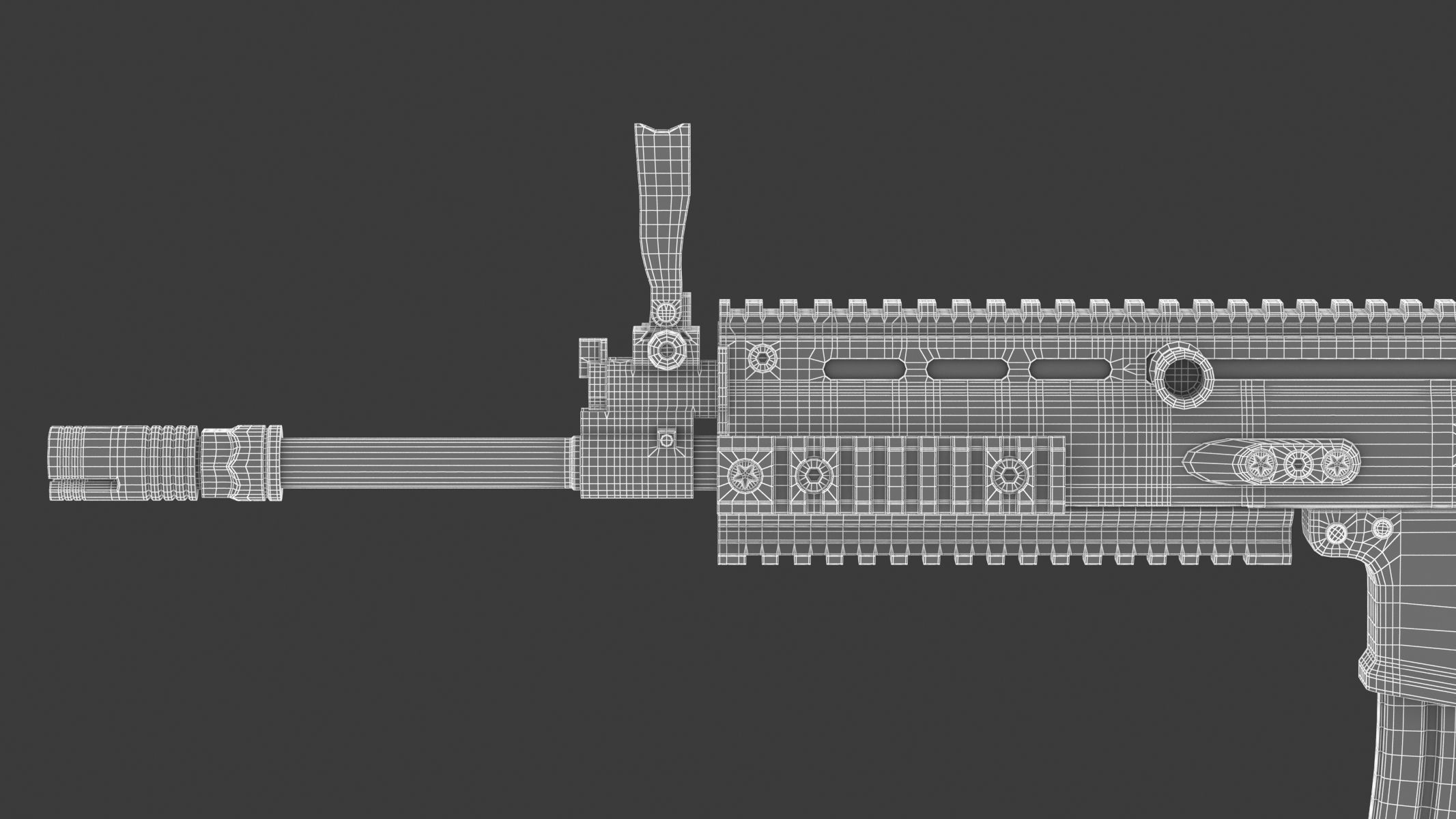 FN SCAR 3D model | CGTrader