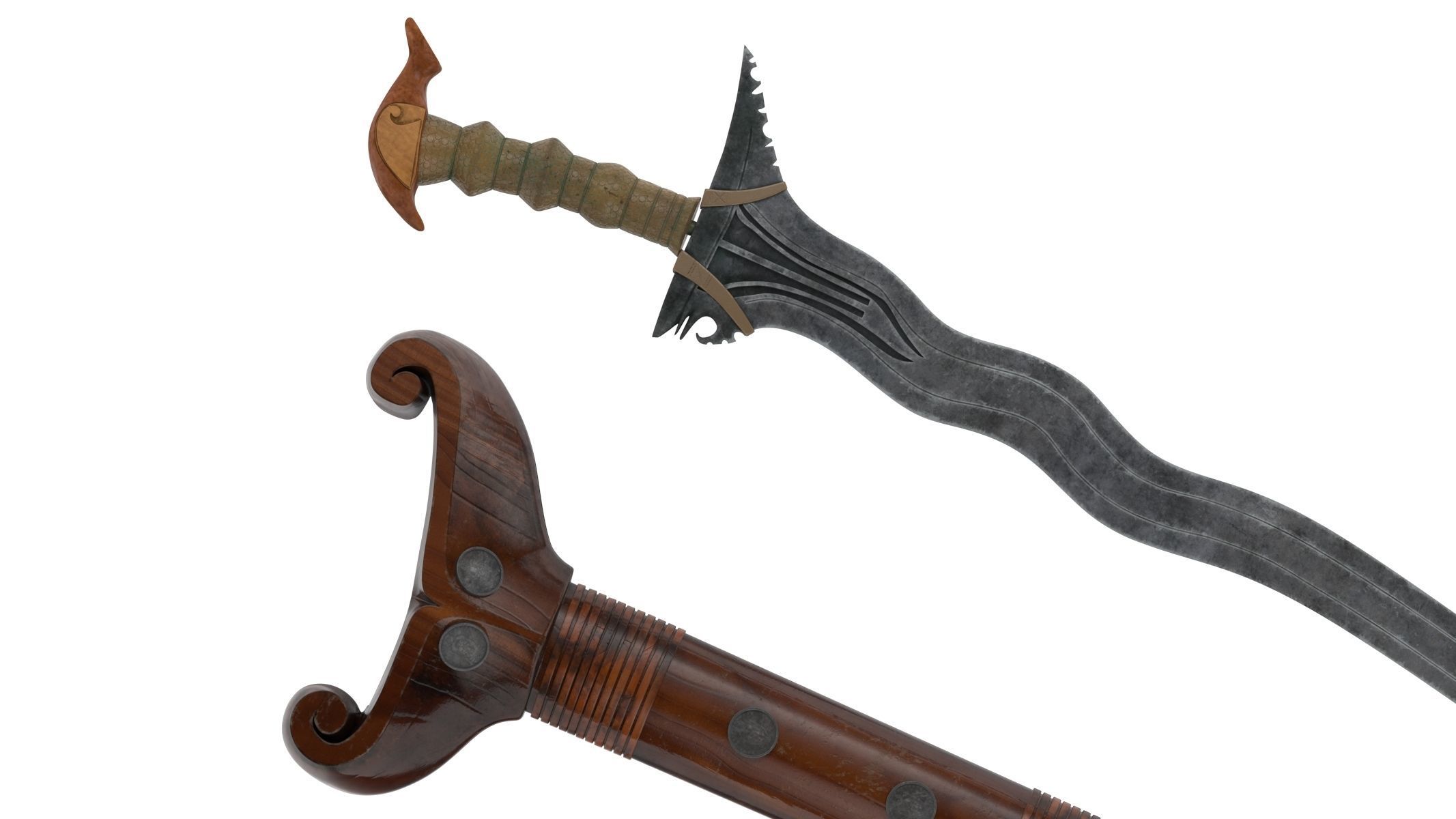 3D model Kalis Sword VR / AR / low-poly | CGTrader