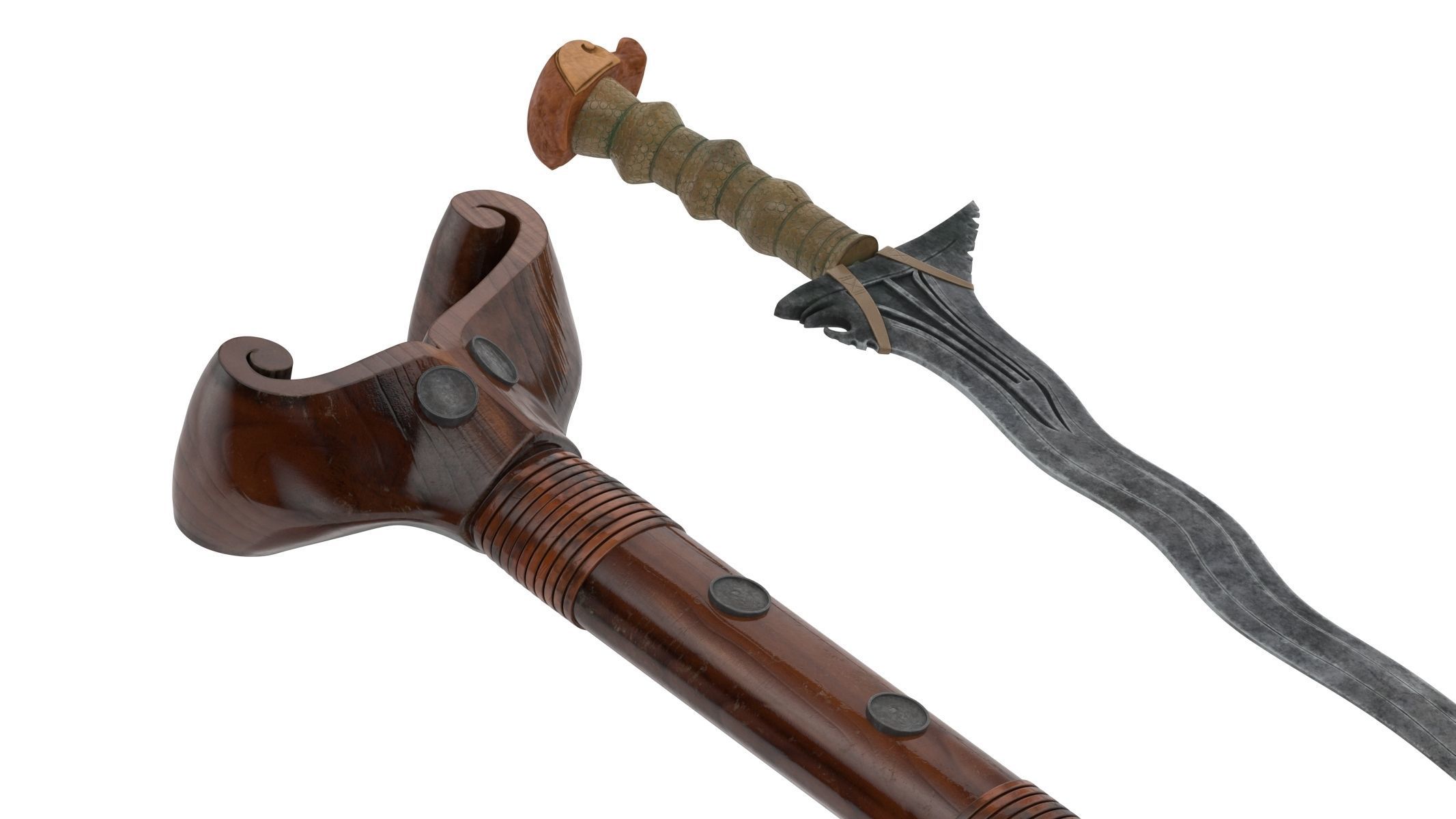 3D model Kalis Sword VR / AR / low-poly | CGTrader