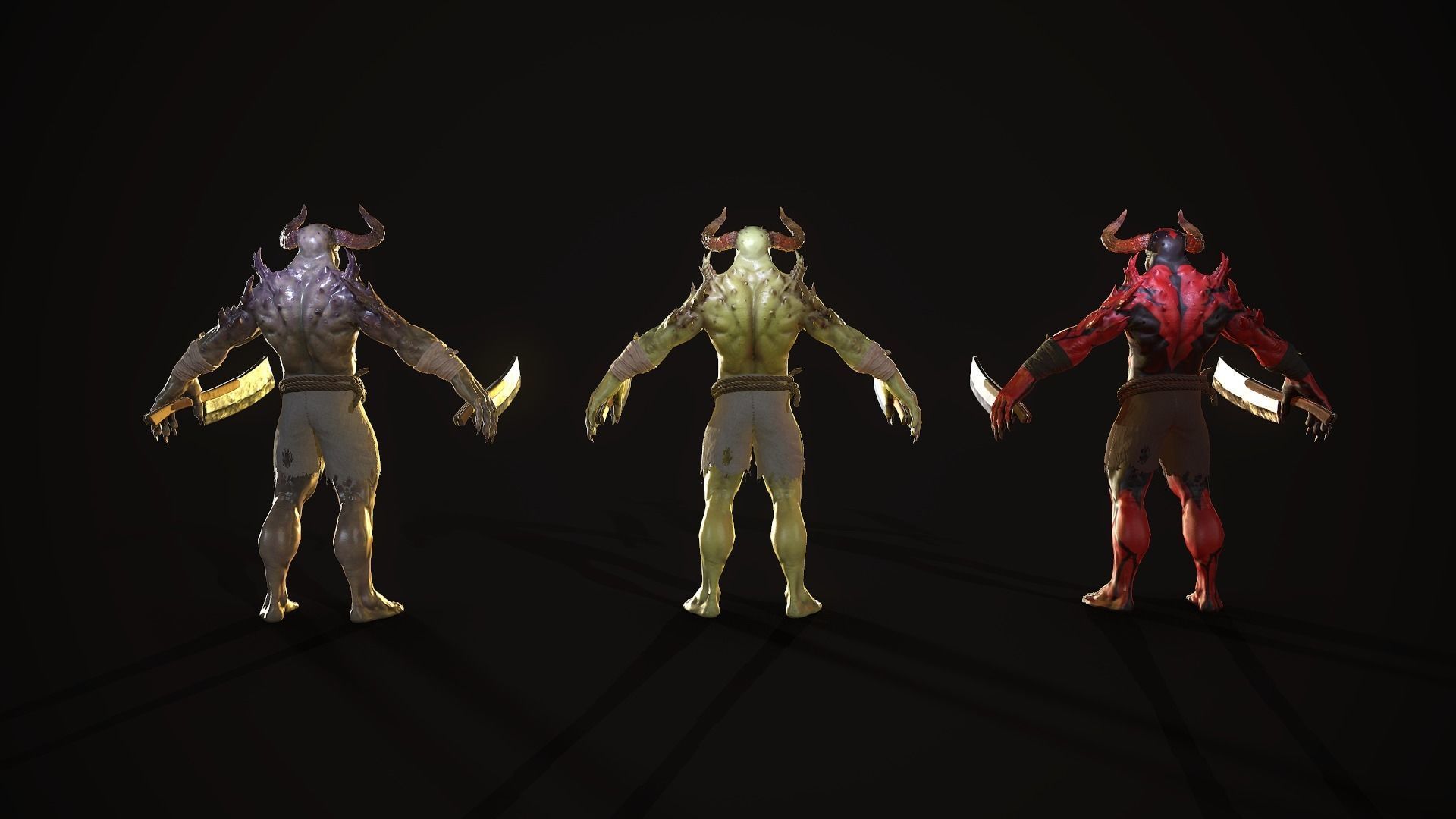 3D model Wicked Demon VR / AR / low-poly rigged animated | CGTrader