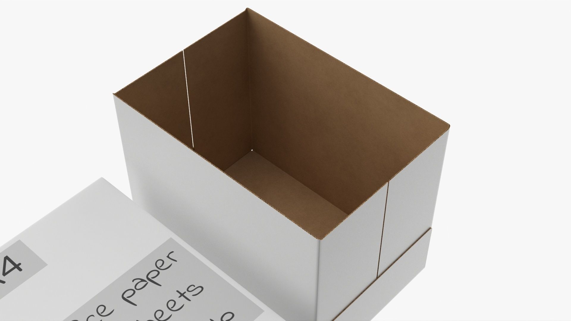 Office A4 paper 5 reams box 3D model | CGTrader