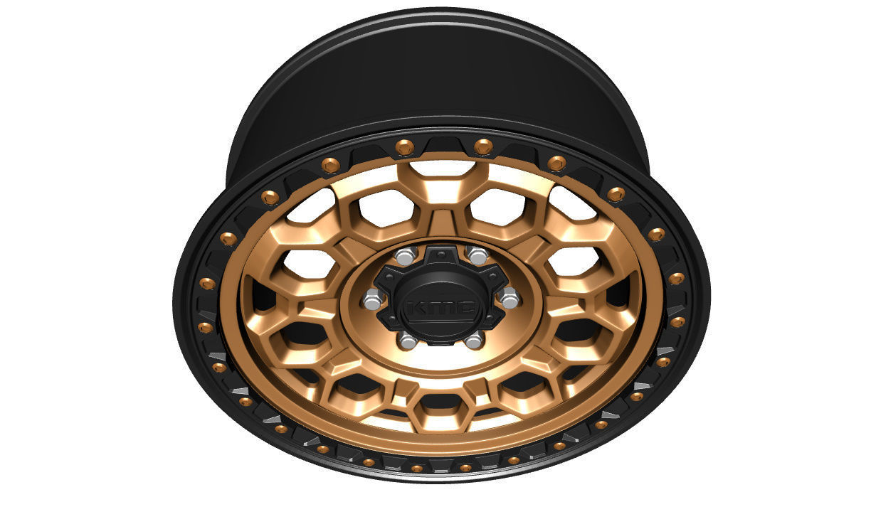 WHEEL KMC KM545 TREK MATTE BRONZE 3D model | CGTrader