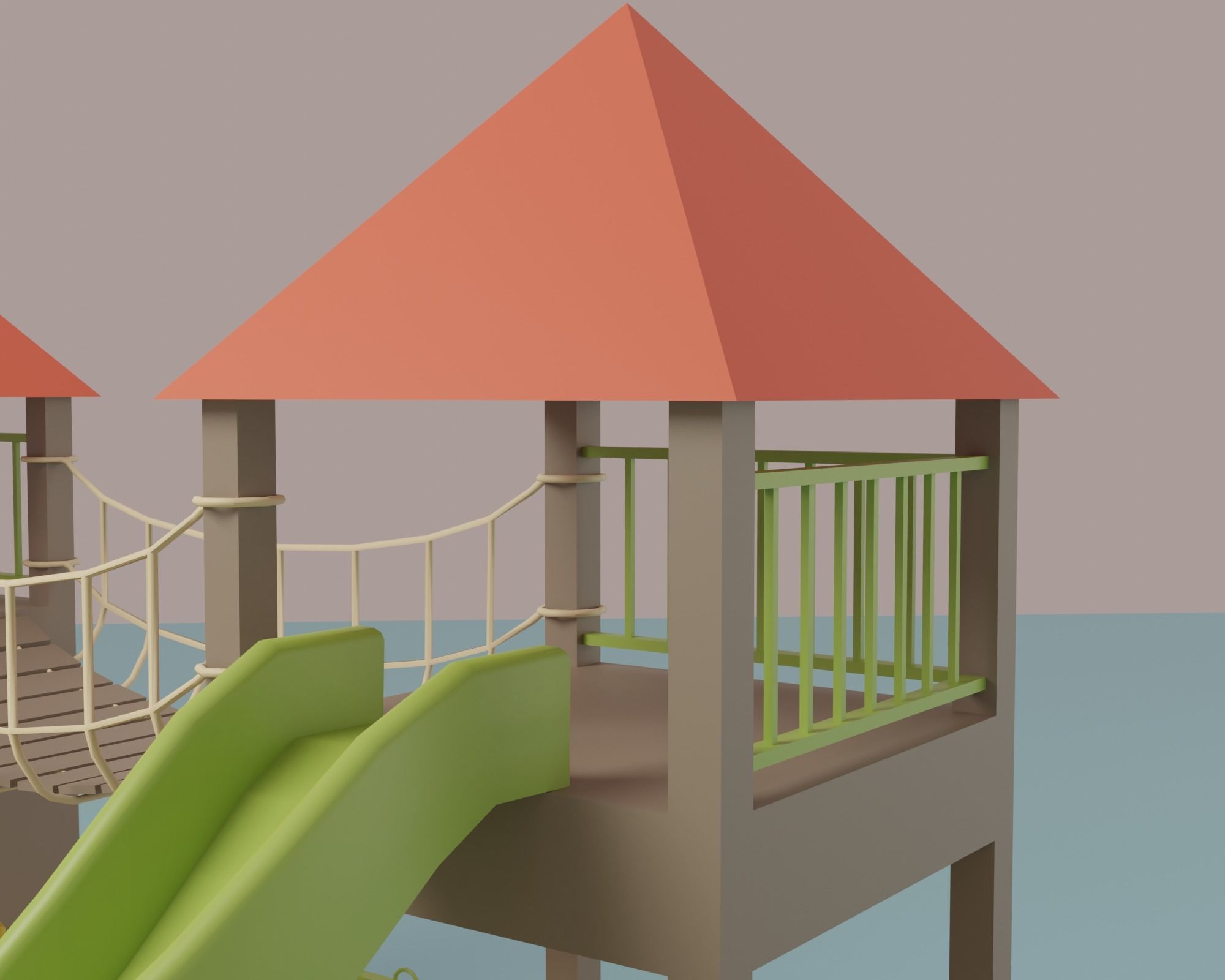 3D model Playground VR / AR / low-poly | CGTrader