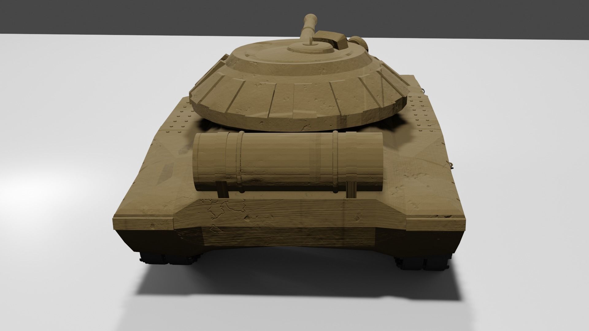 Low Poly Tank military free 3D model | CGTrader