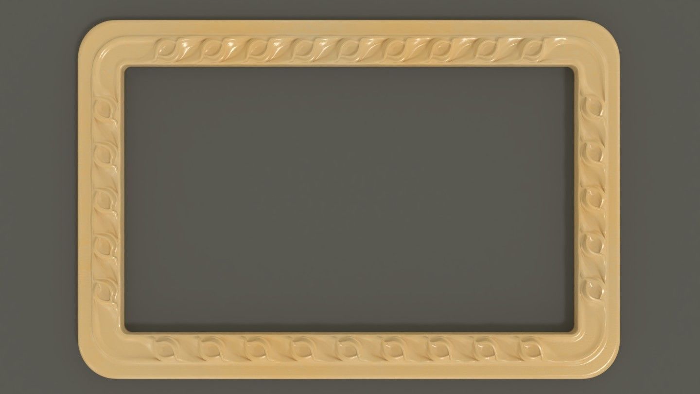 Rectangular frame 3D model | CGTrader