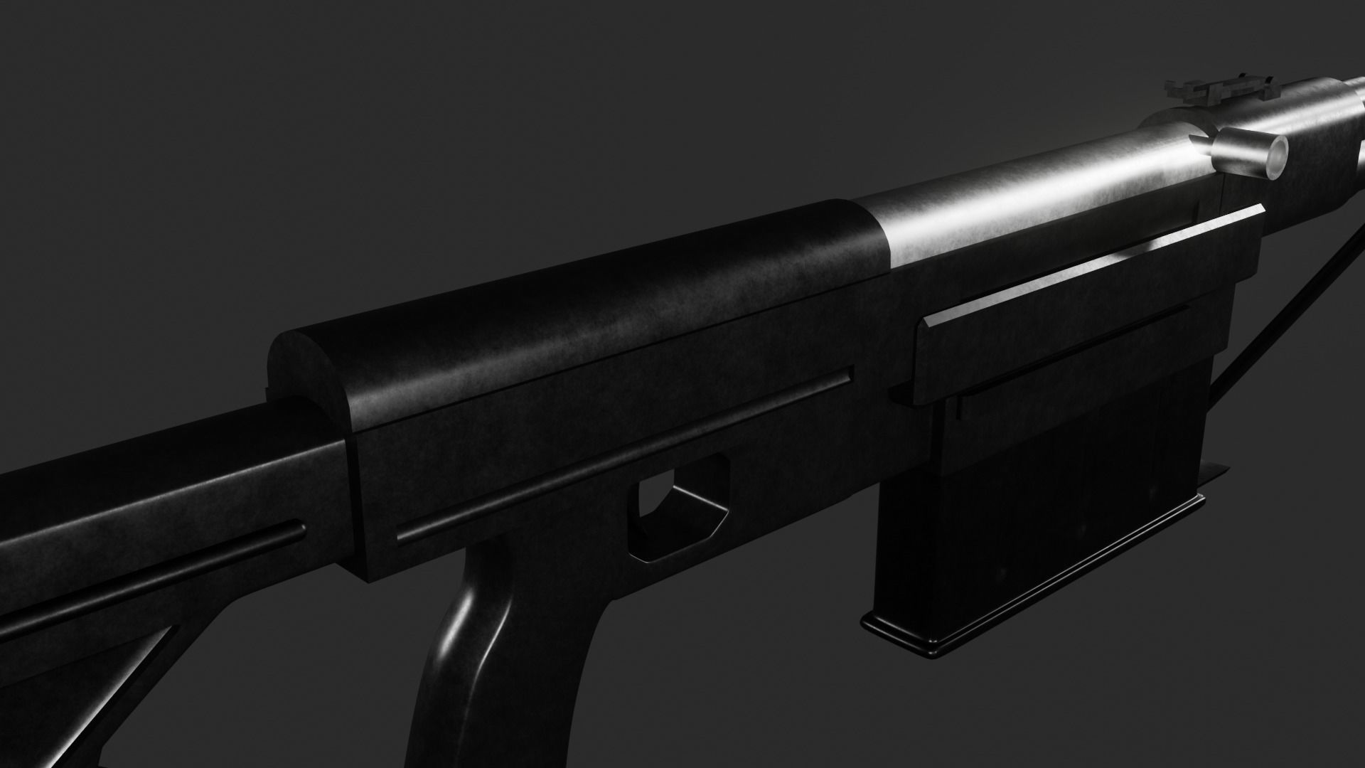 PTRS-41 Modified free 3D model | CGTrader