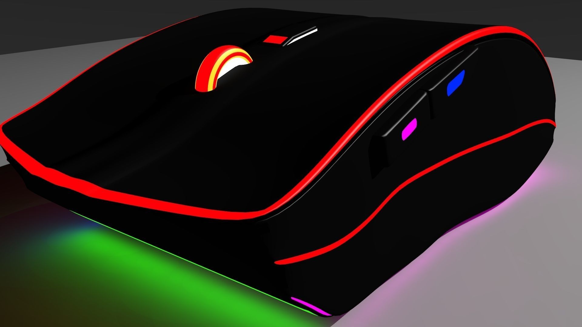 3D model Mouse Gaming VR / AR / low-poly | CGTrader