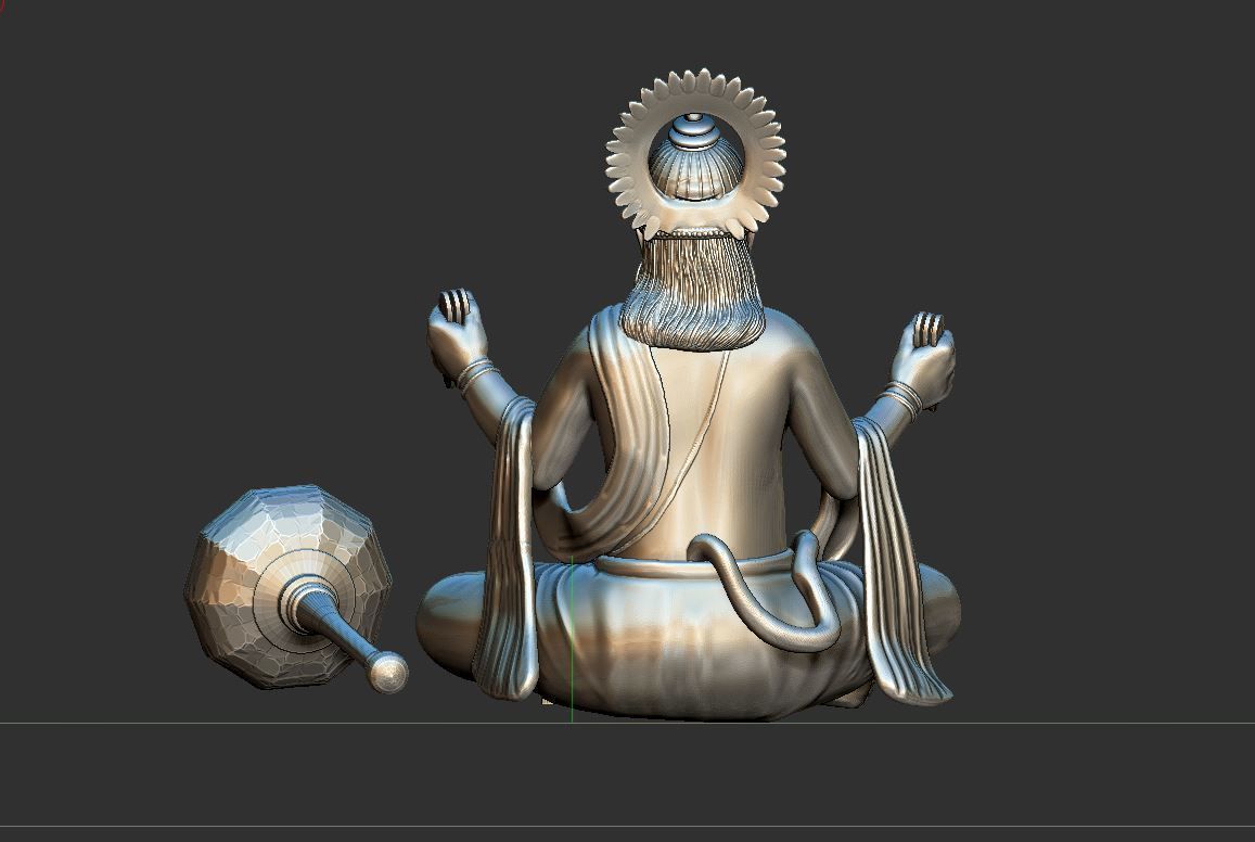 hanuman 3D model 3D printable | CGTrader