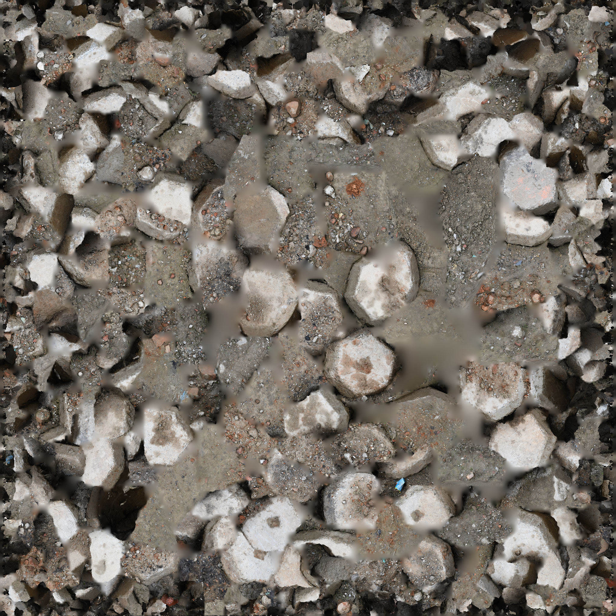 Concrete rubble RAW Scan 3D model | CGTrader