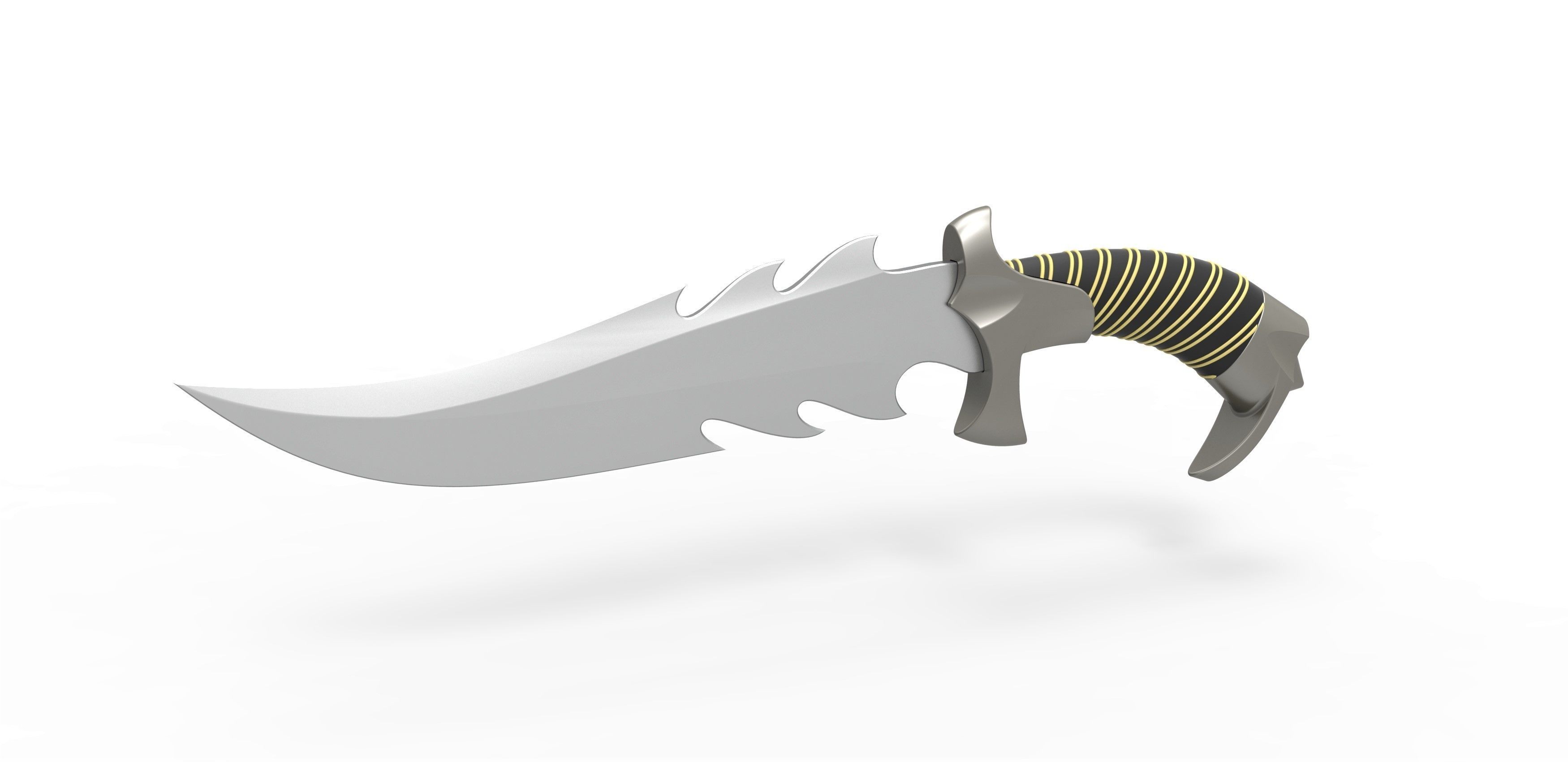 Blade of Kano from the movie Mortal Kombat 1995 3D model 3D printable ...