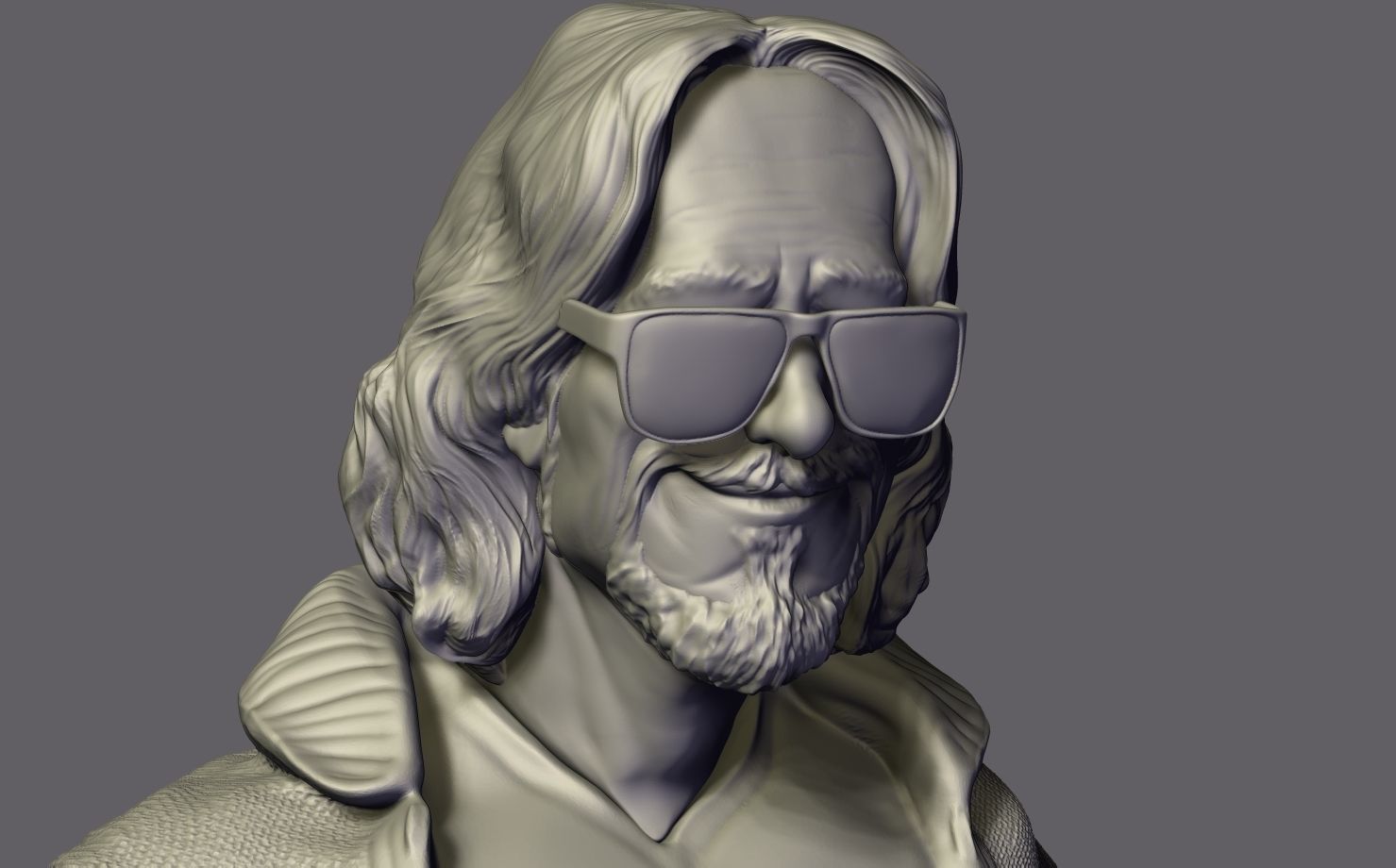 The Dude The Big Lebowski 3D model 3D printable | CGTrader