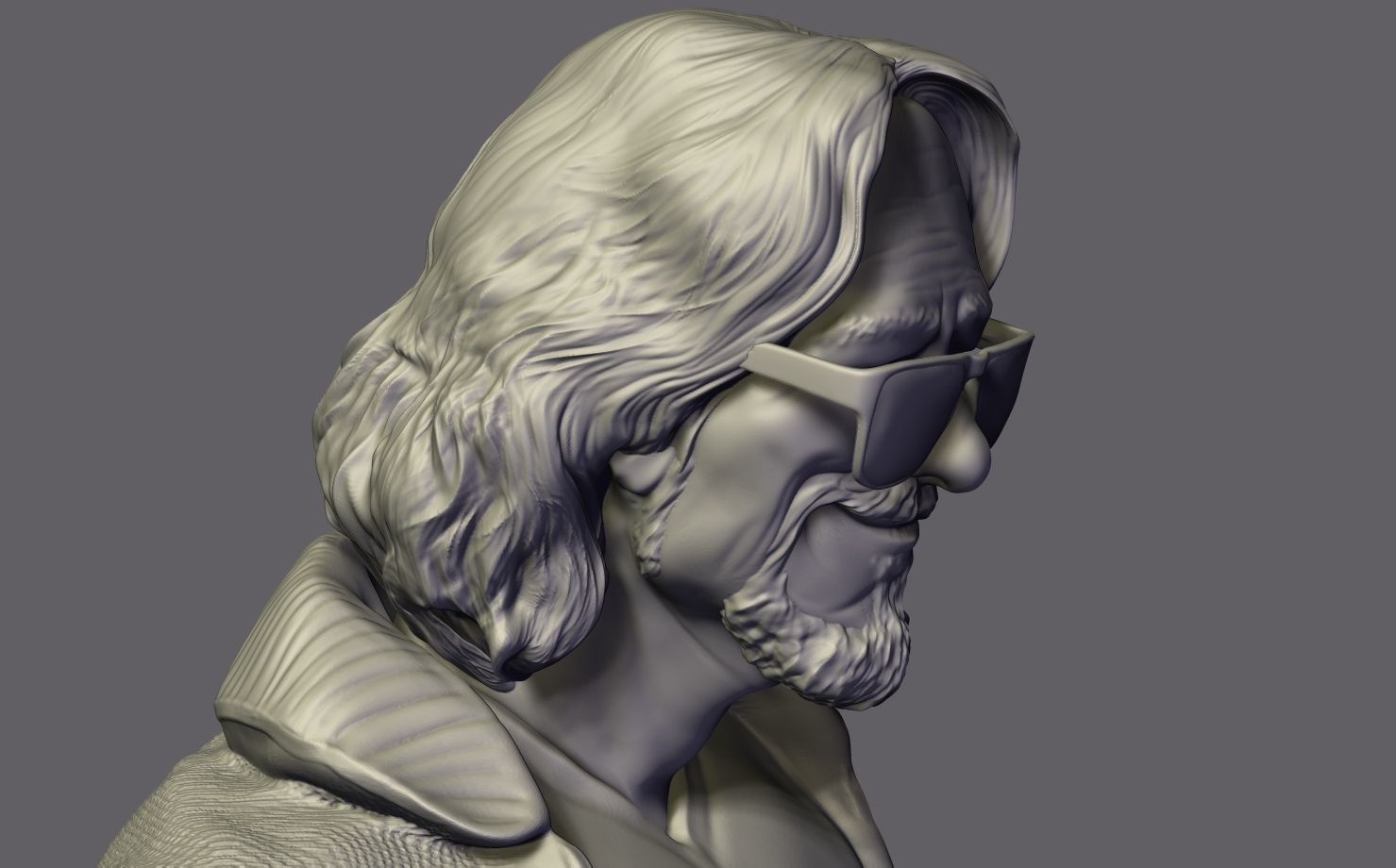 The Dude The Big Lebowski 3D model 3D printable | CGTrader