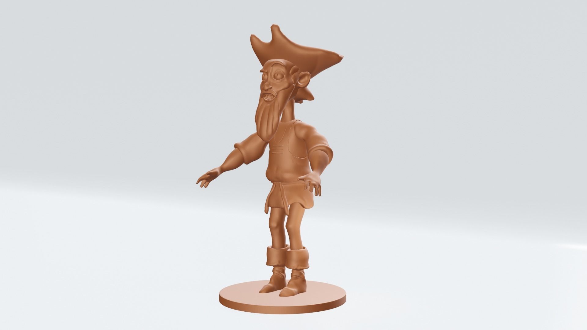 Herman Toothrot Monkey Island 3D model 3D printable | CGTrader