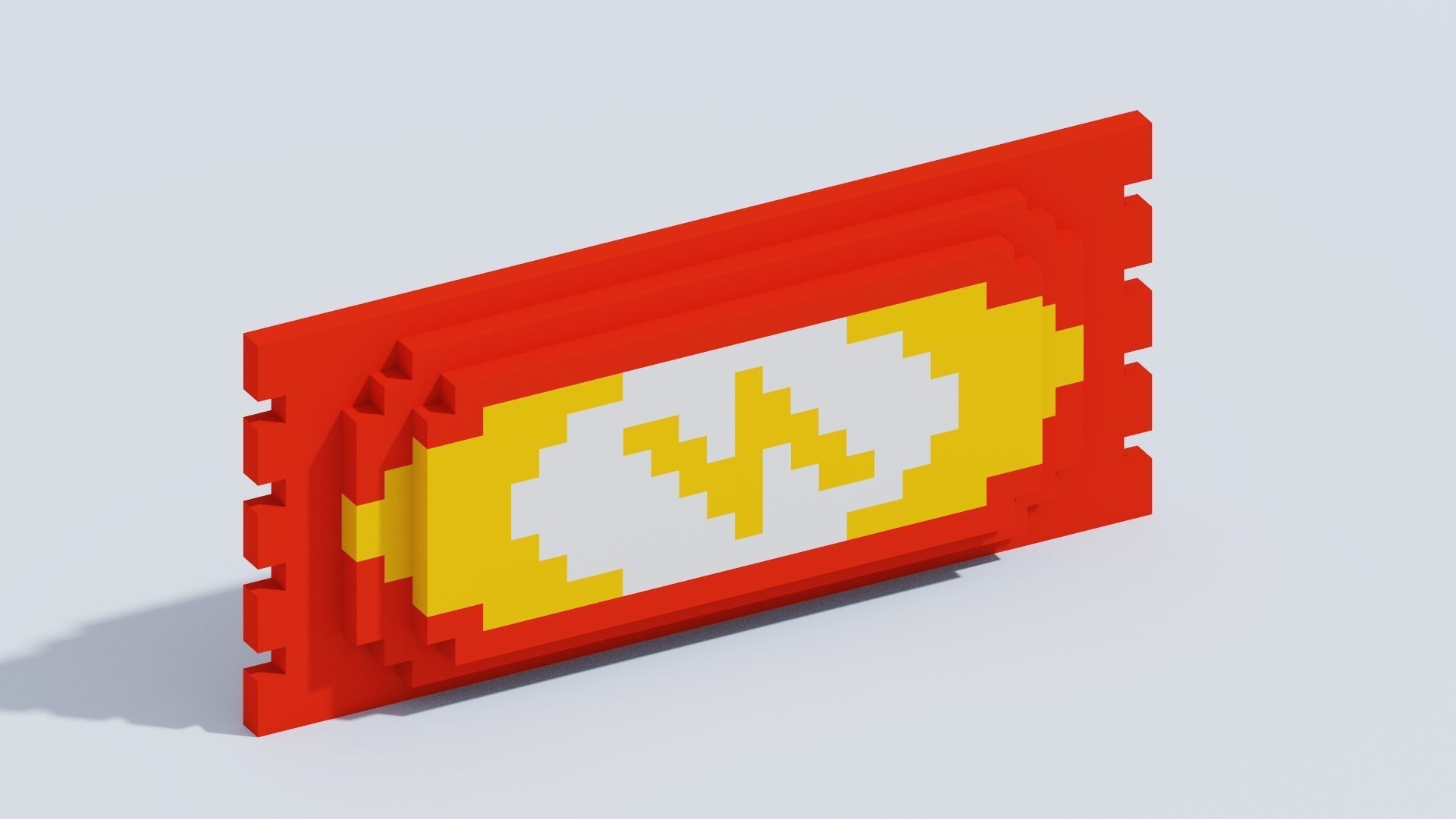3D model VOXEL CANDY BAR T1 VR / AR / low-poly | CGTrader