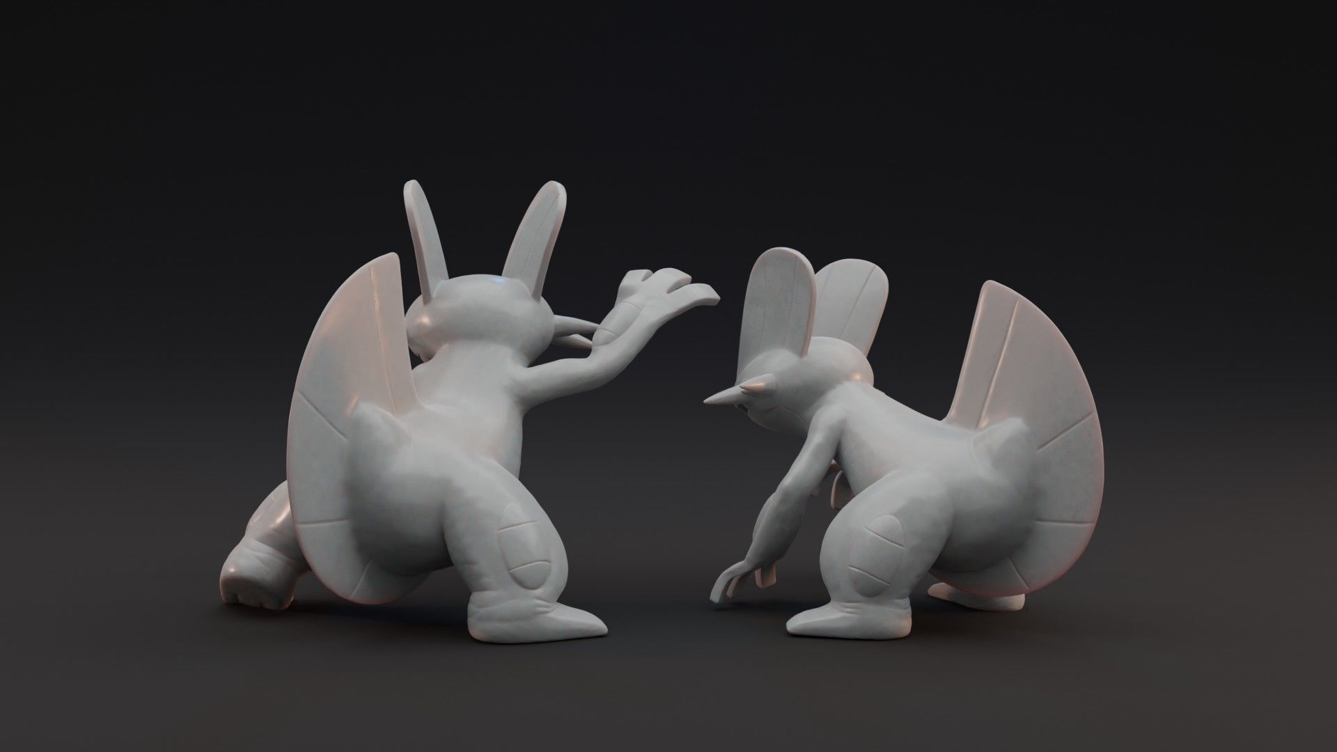SWAMPERT - 2 POSES PRE-SUPPORTED POKEMON 3D model 3D printable | CGTrader