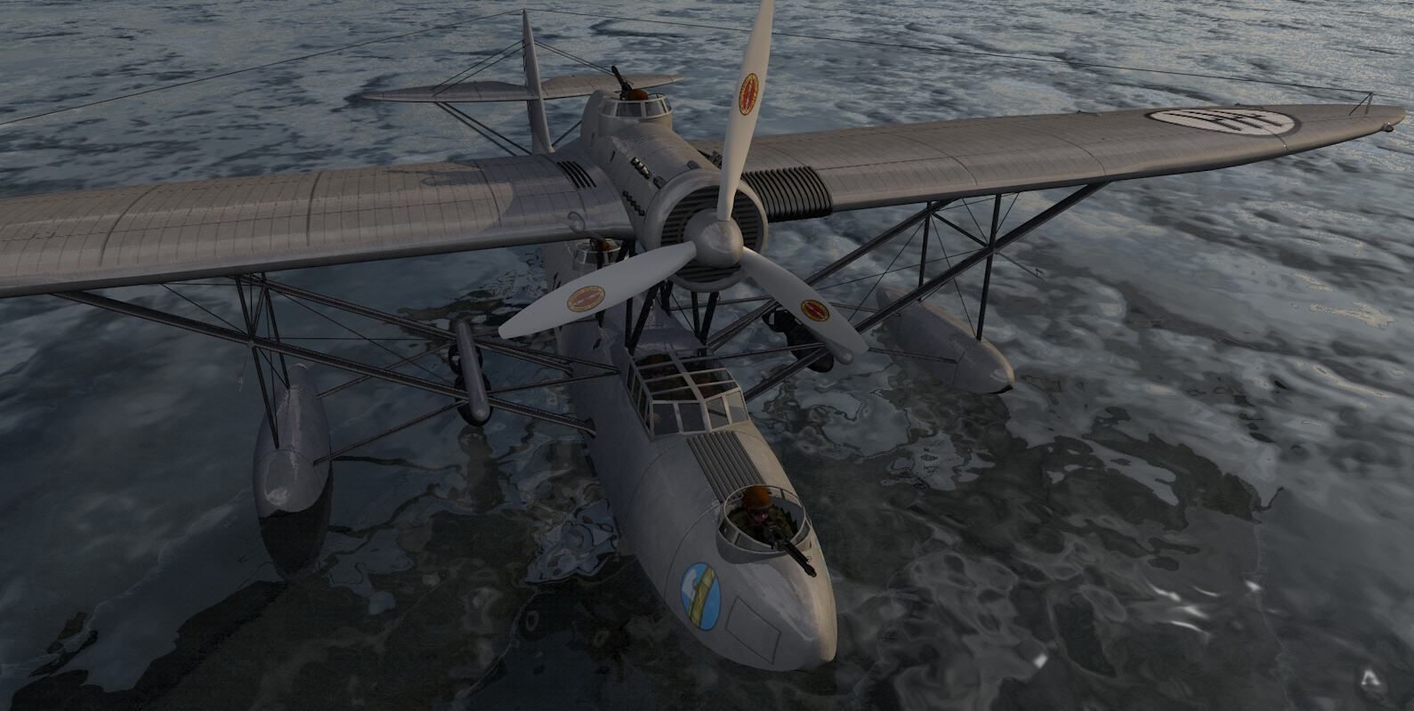 CANT Z-501 Gabbiano 3D model | CGTrader