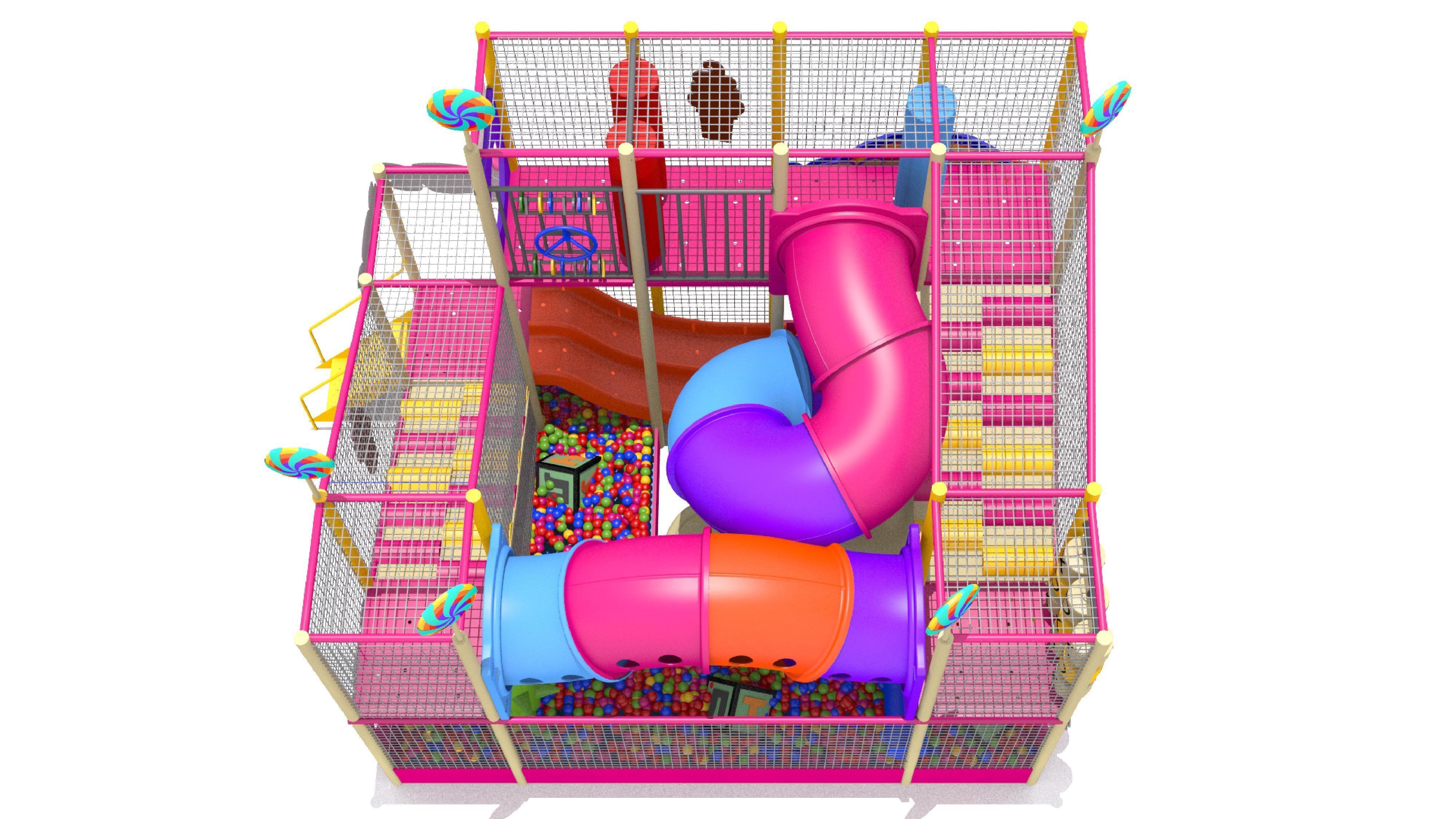 Indoor Playground 3D model | CGTrader