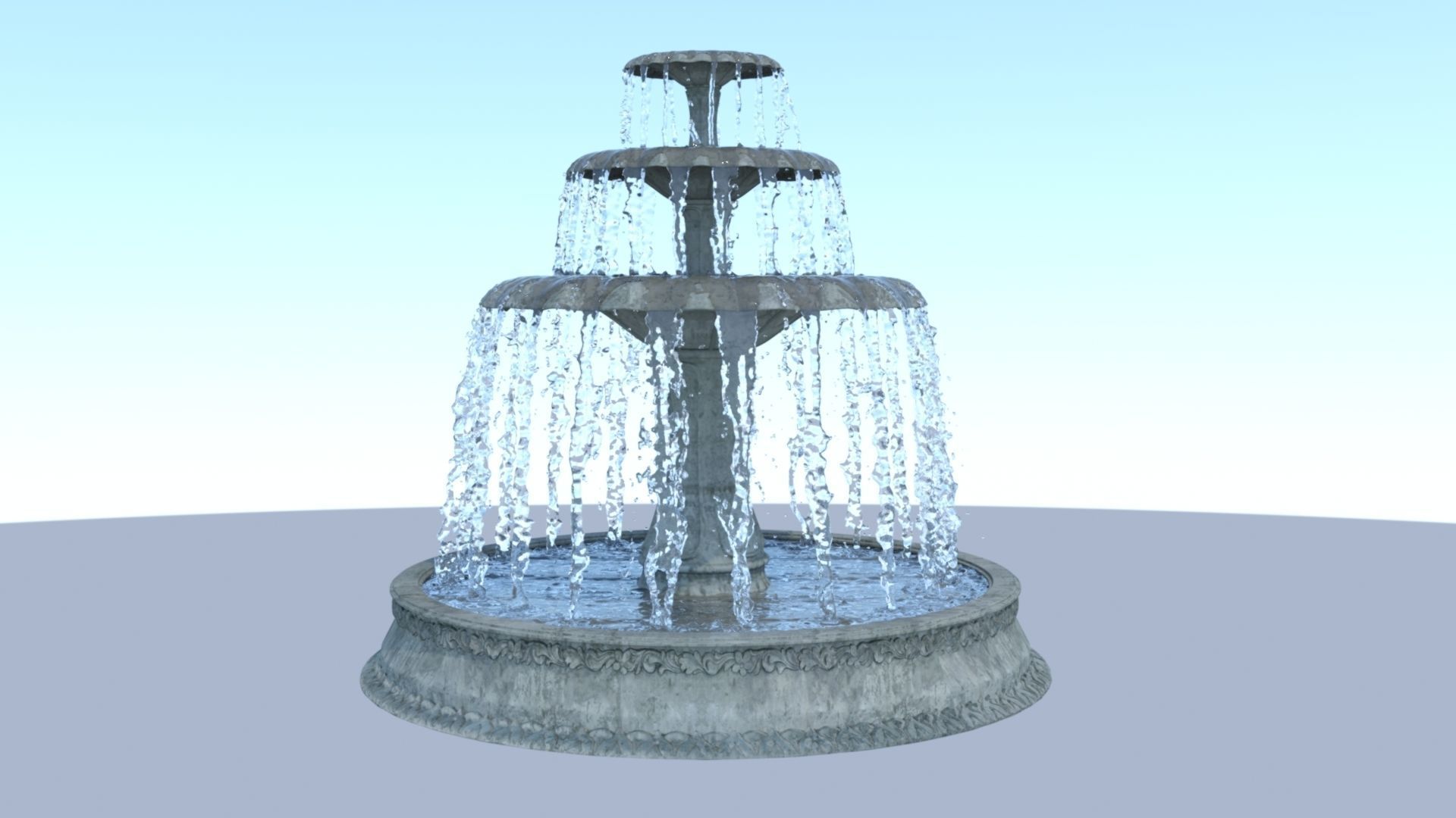 Water Fountain 3D model | CGTrader