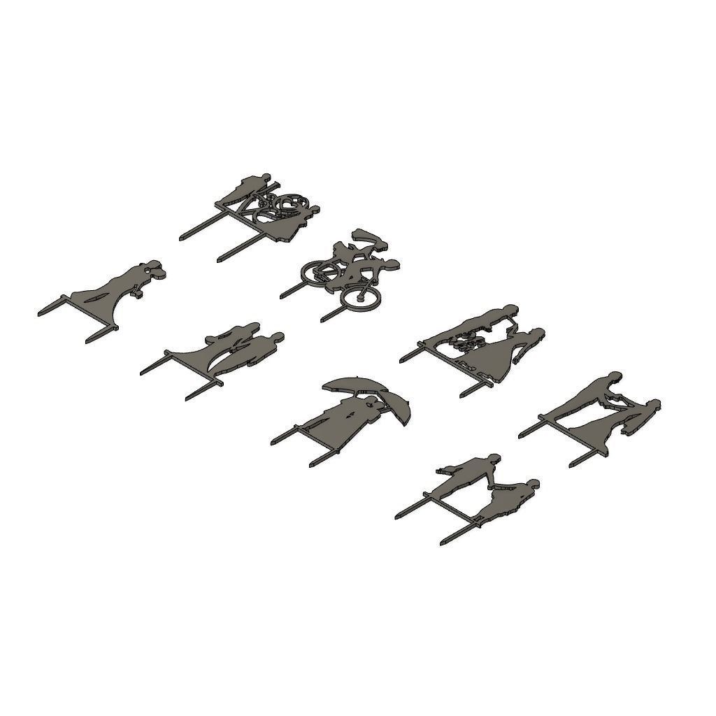 Toppers Couple 3D model 3D printable | CGTrader