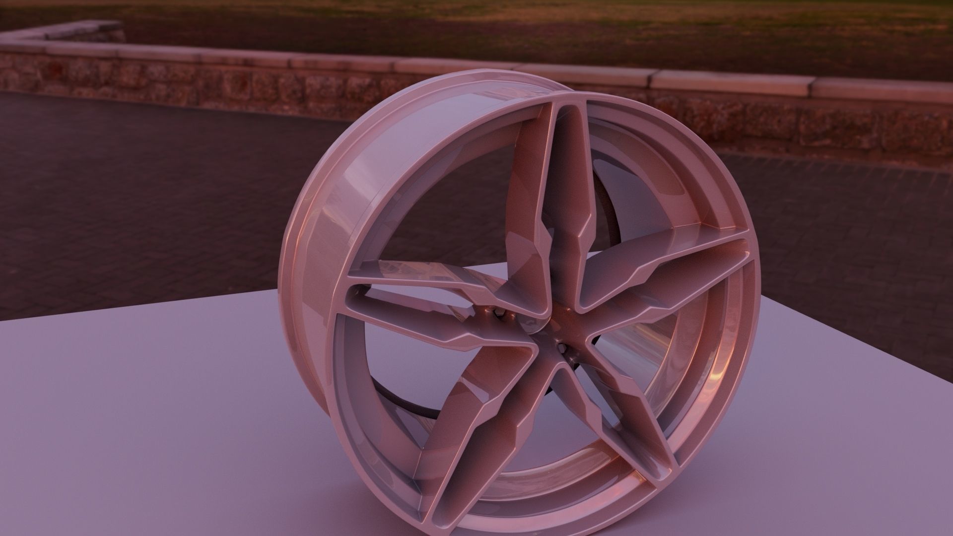 Car wheels free 3D model | CGTrader