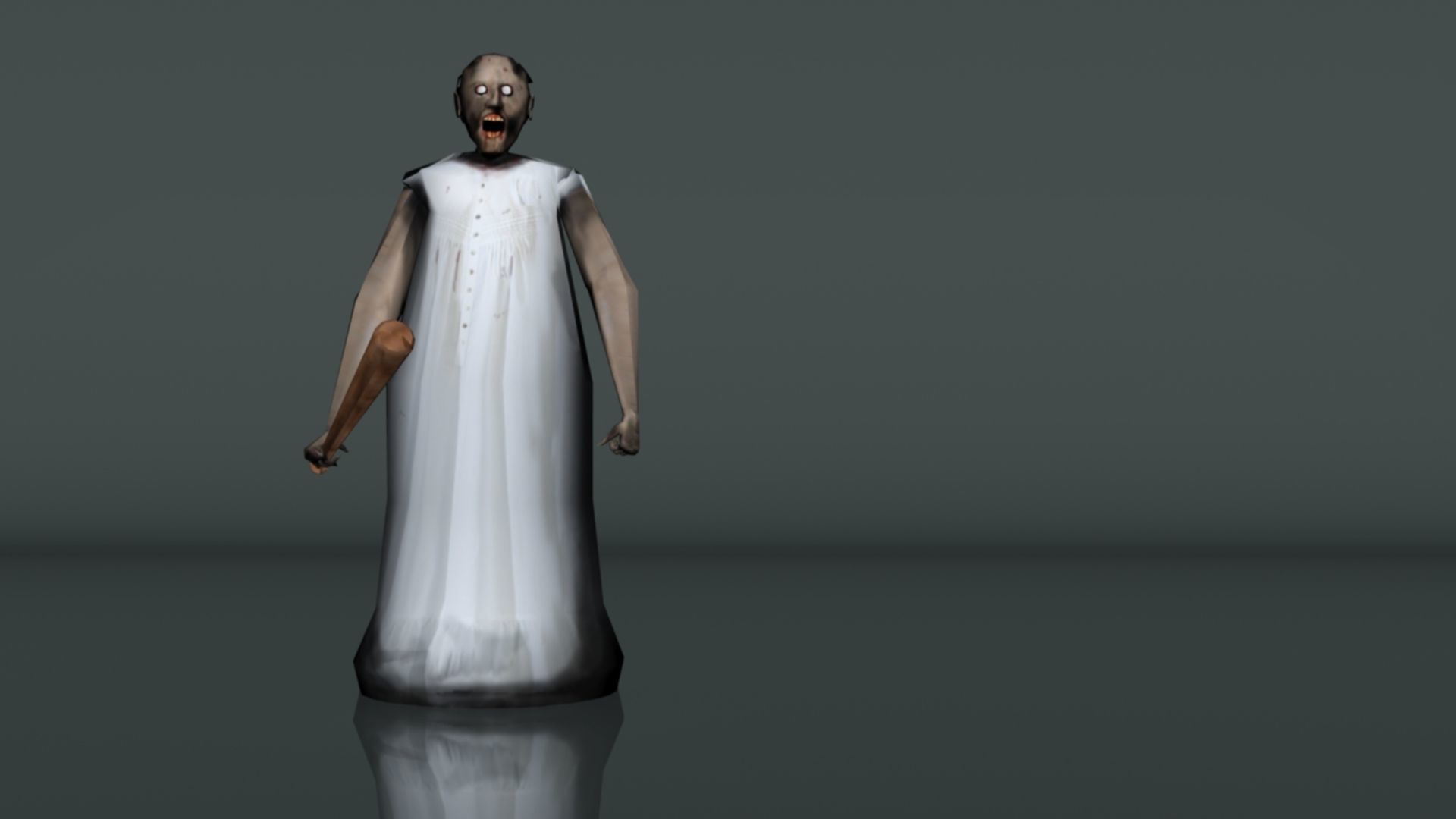 3D model Granny the horror game character VR / AR / low-poly | CGTrader