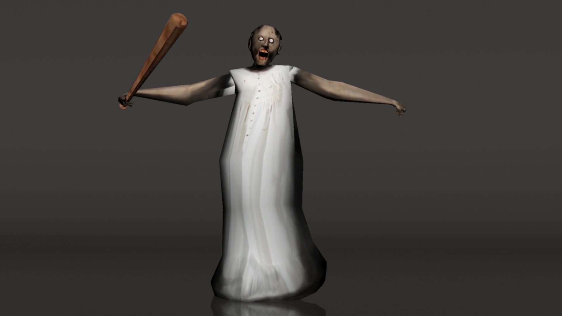 3D model Granny the horror game character VR / AR / low-poly | CGTrader