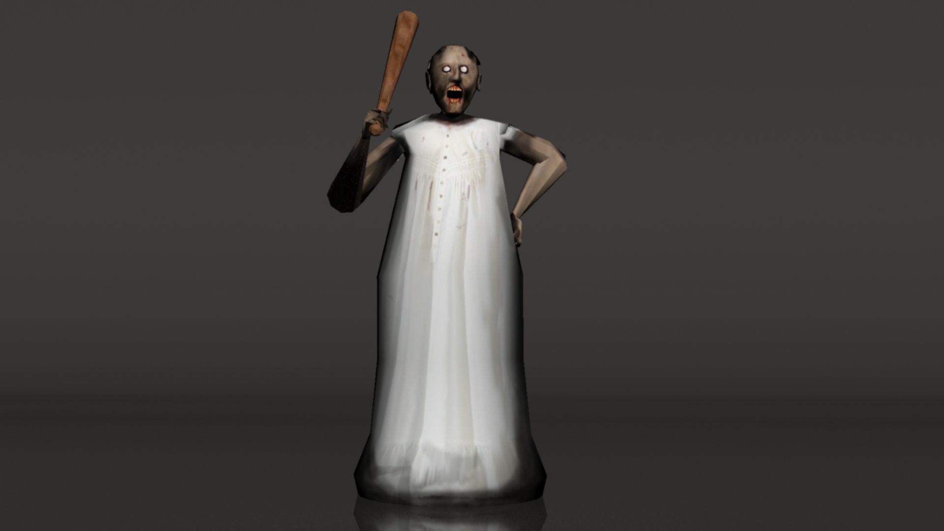 3D model Granny the horror game character VR / AR / low-poly | CGTrader