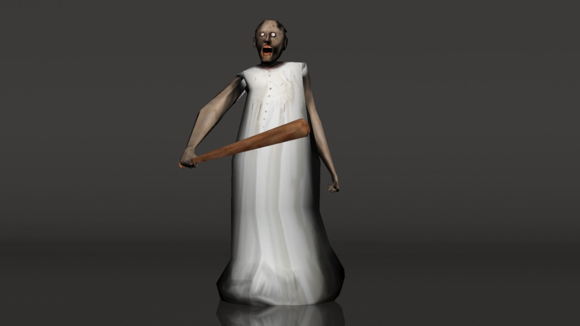 3D model Granny the horror game character VR / AR / low-poly | CGTrader