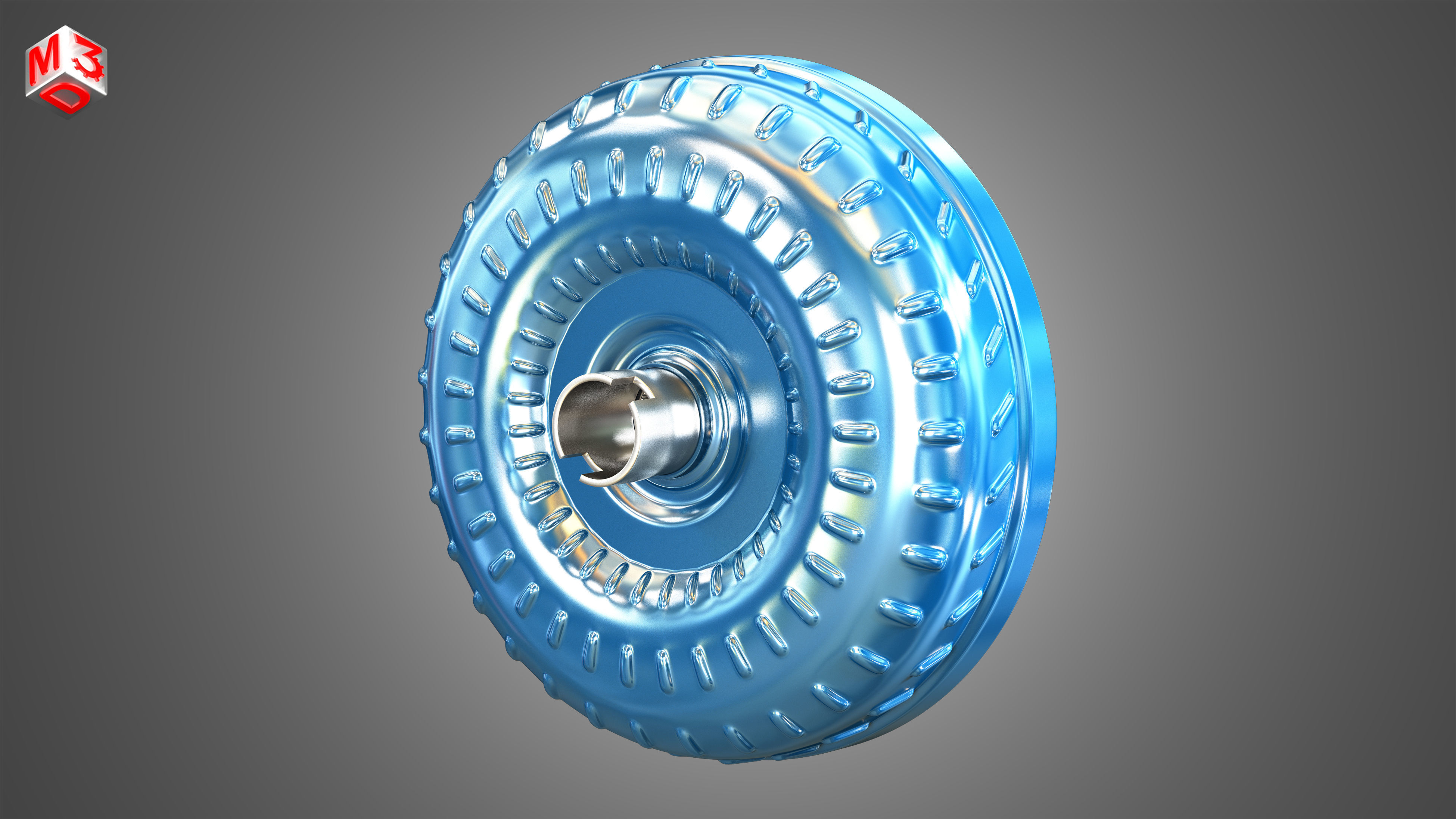 Transmission Torque Converter - with 6 Interior Parts 3D model | CGTrader