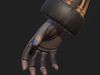 3D model Techna female character in futuristic suit VR / AR / low-poly ...