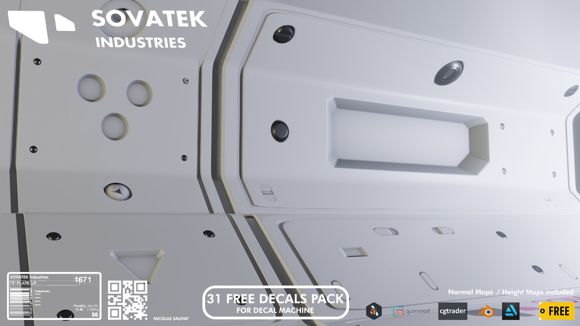 31 Free Decals Pack free Texture | CGTrader