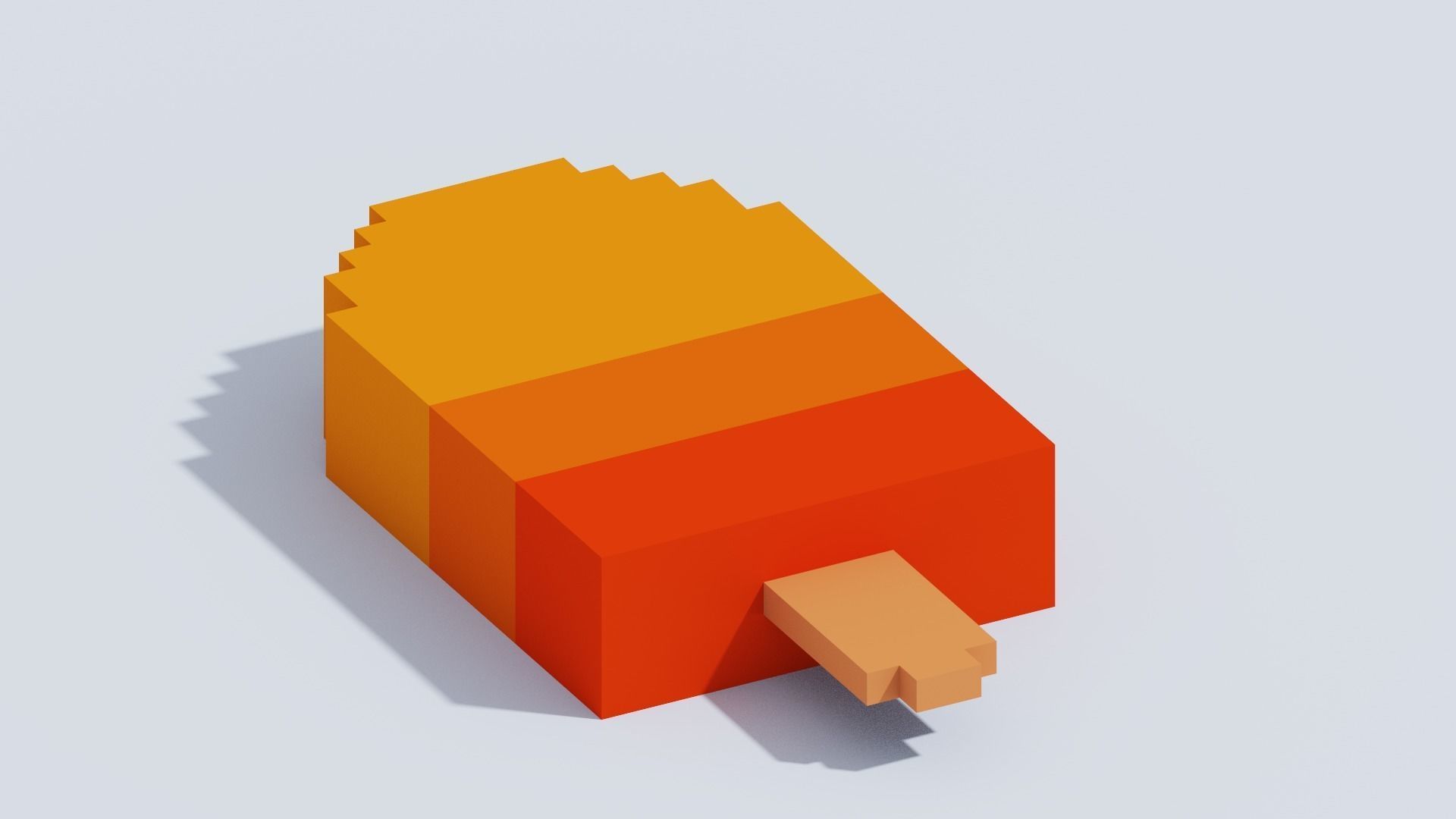 3D model VOXEL ICE CREAM T1 VR / AR / low-poly | CGTrader