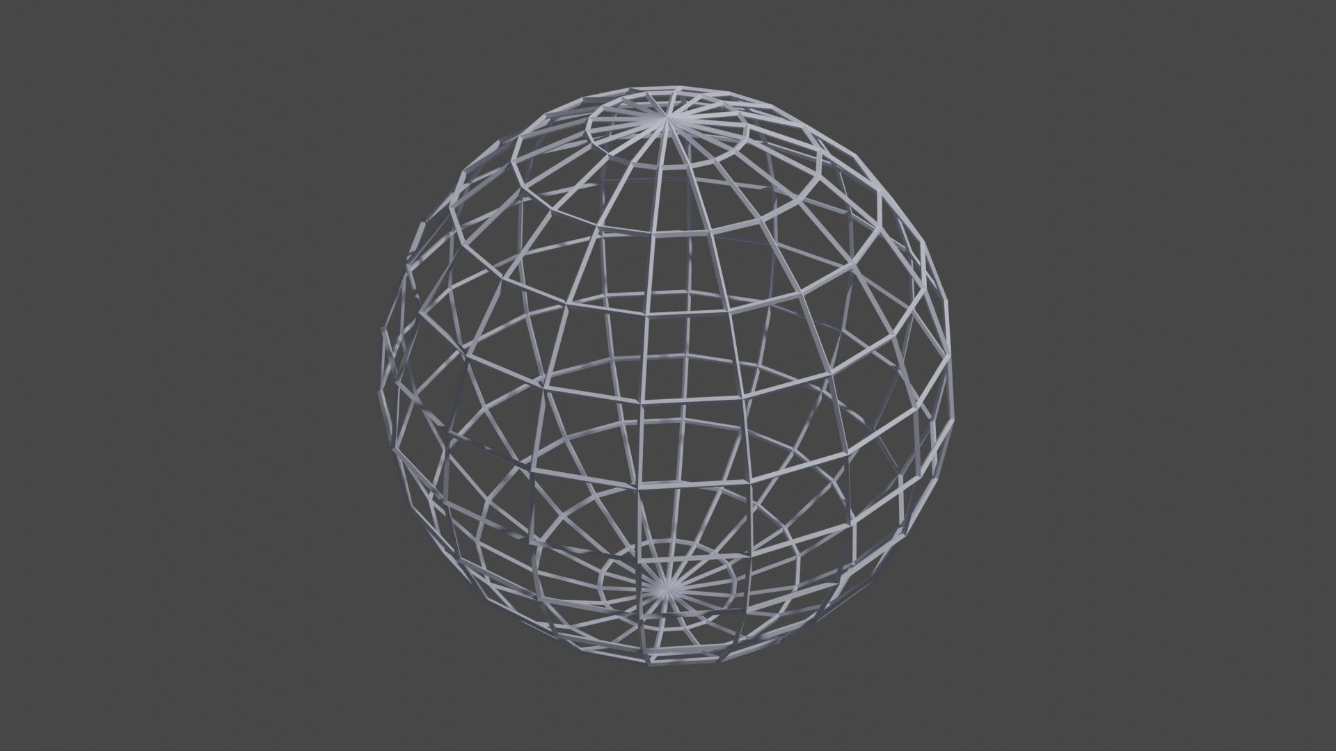 Grid Sphere free VR / AR / low-poly 3D model | CGTrader