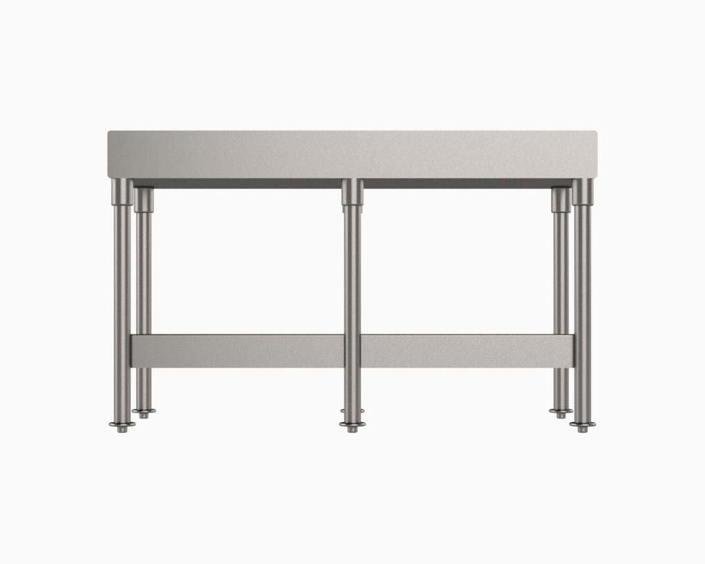 Stainless Steel Table 2 3D model | CGTrader