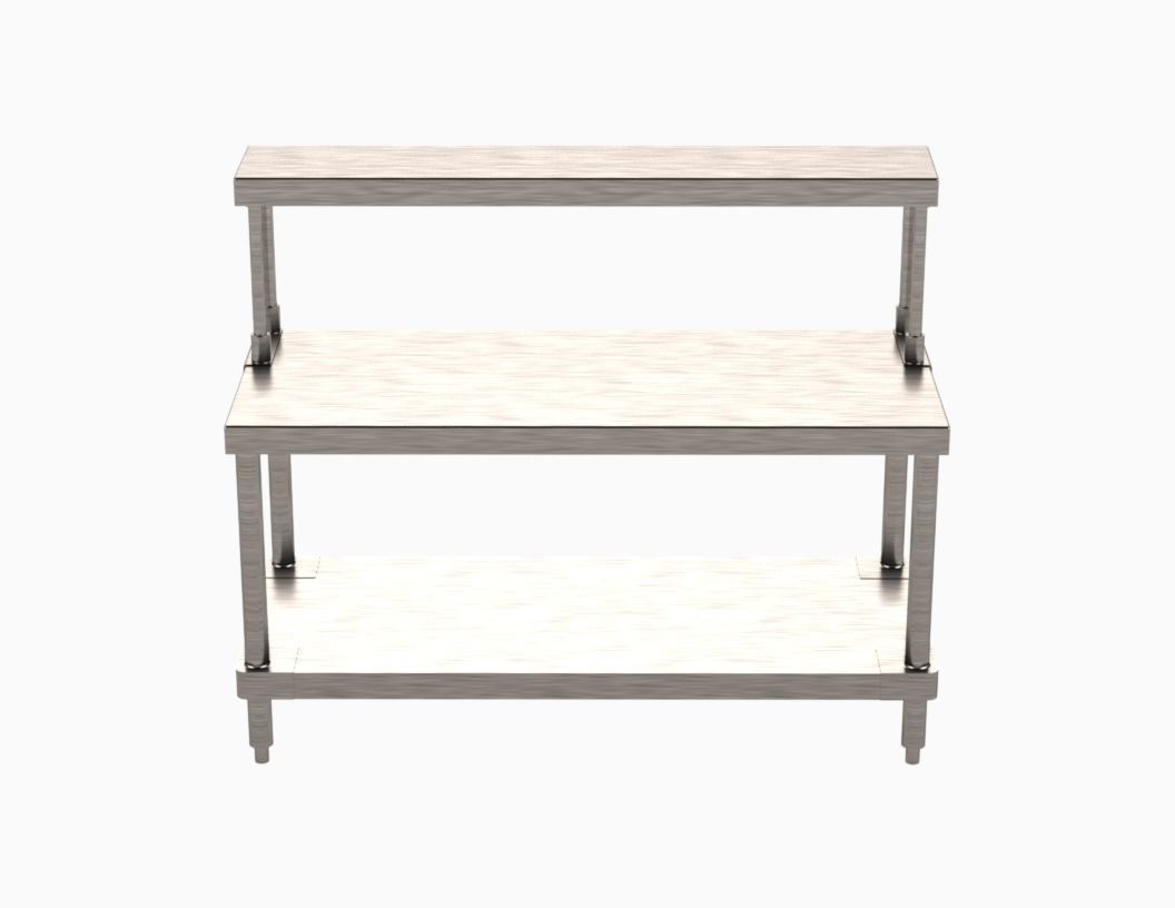 Stainless Steel Table 3 3D model | CGTrader