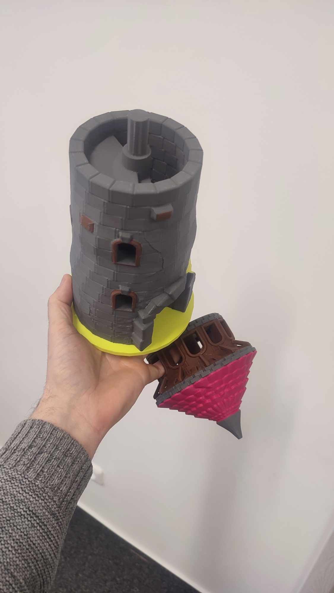 Fantasy Dice Tower 3D model 3D printable | CGTrader