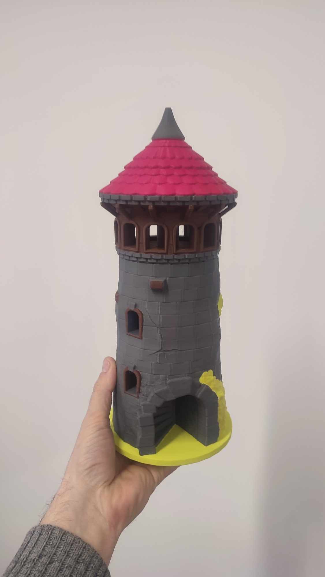 Fantasy Dice Tower 3D model 3D printable | CGTrader