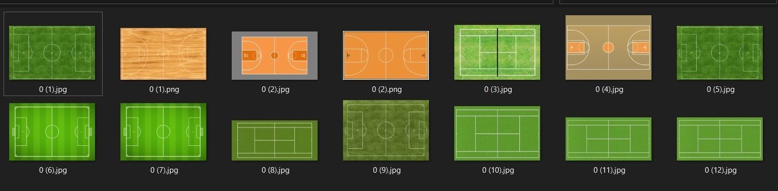 FLOOR PLAN 2d furniture top view PSD - Playground 3D model | CGTrader