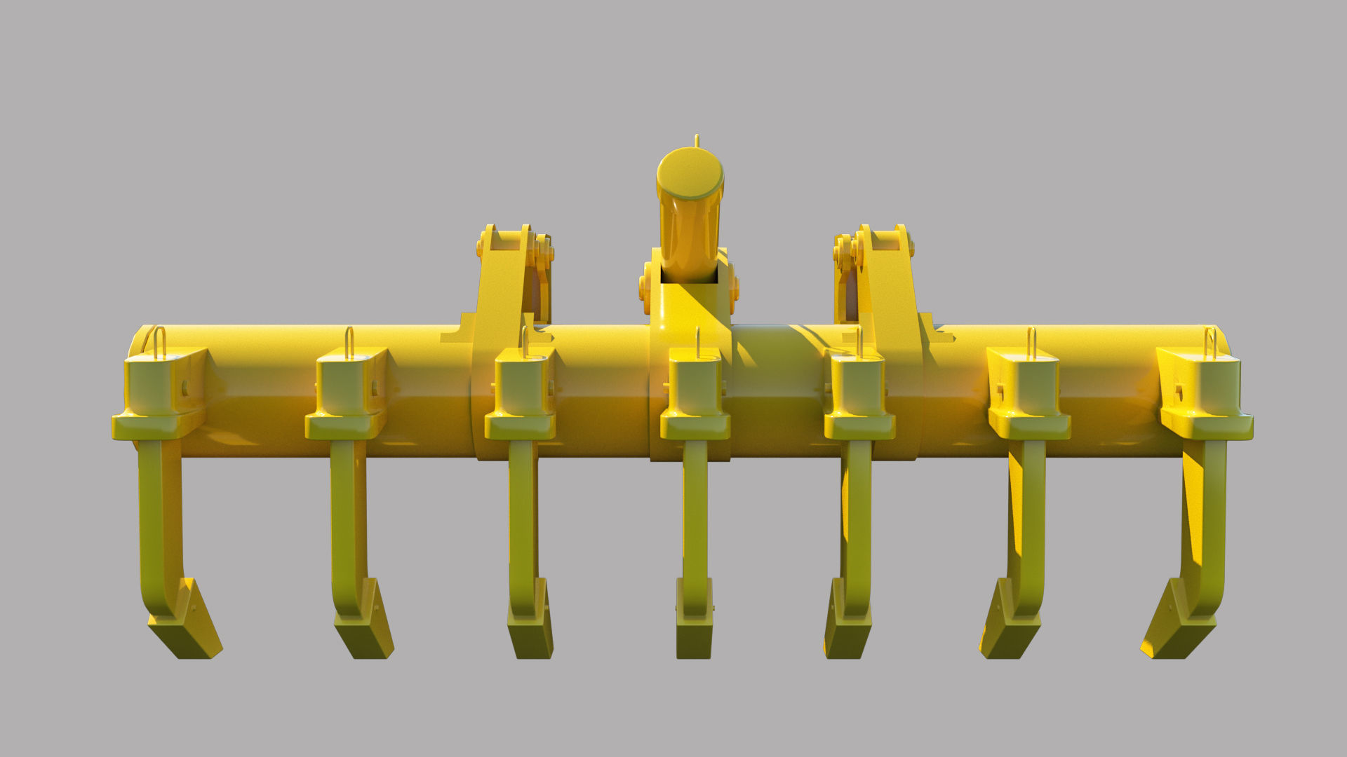 Motor Grader Ripper 3D model 3D model | CGTrader