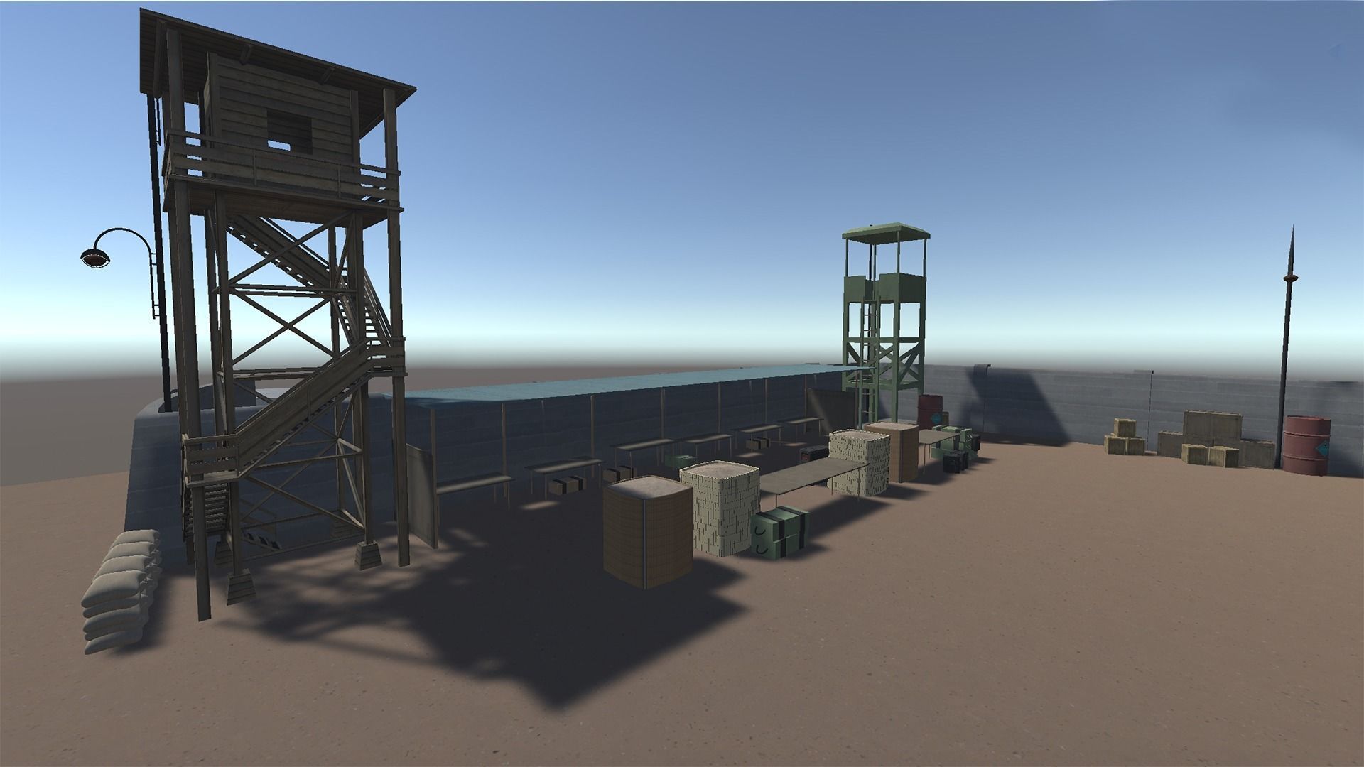 3D model Low Poly Army Camp VR / AR / low-poly | CGTrader