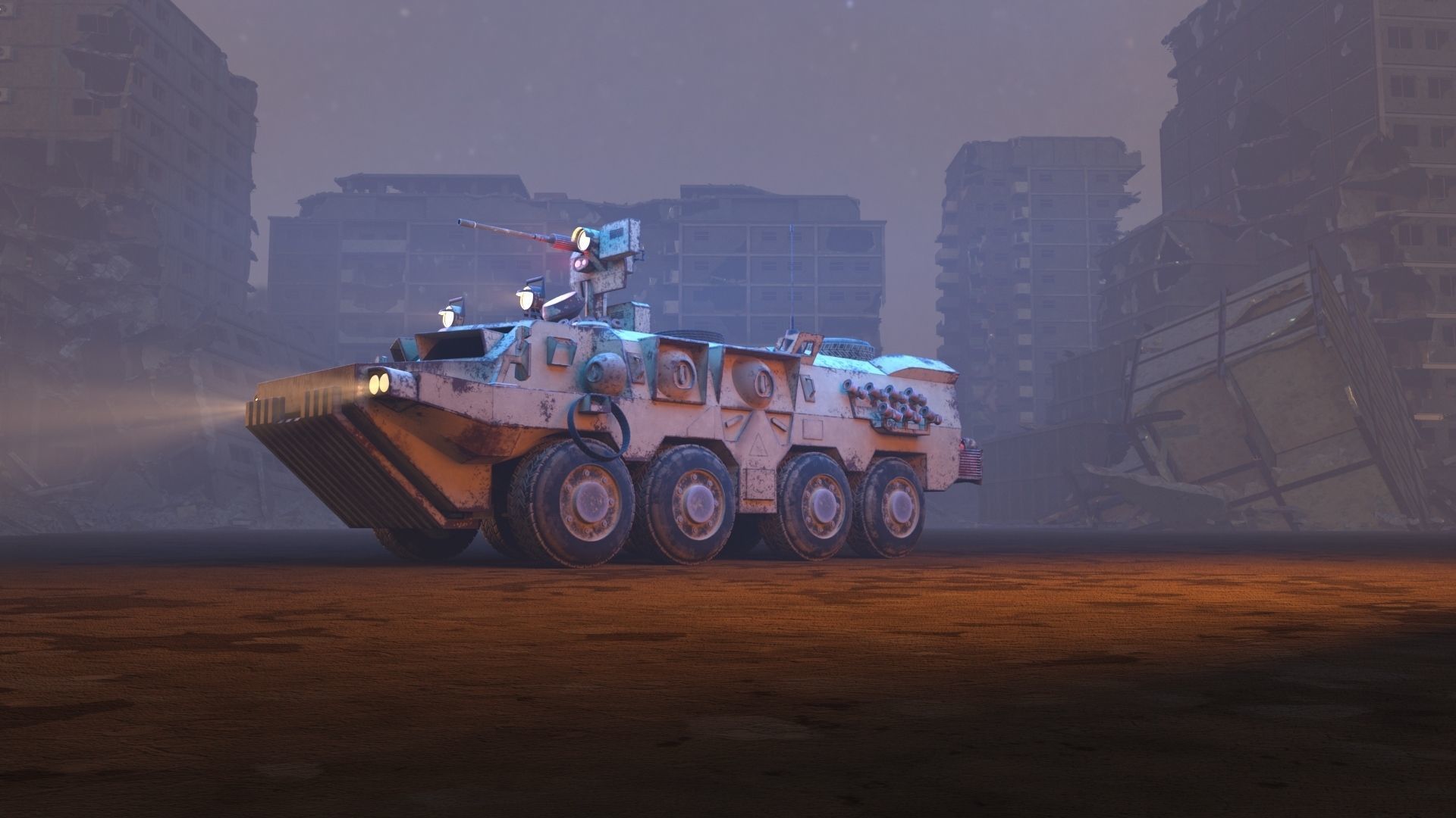 APC Vehicle 3D model | CGTrader