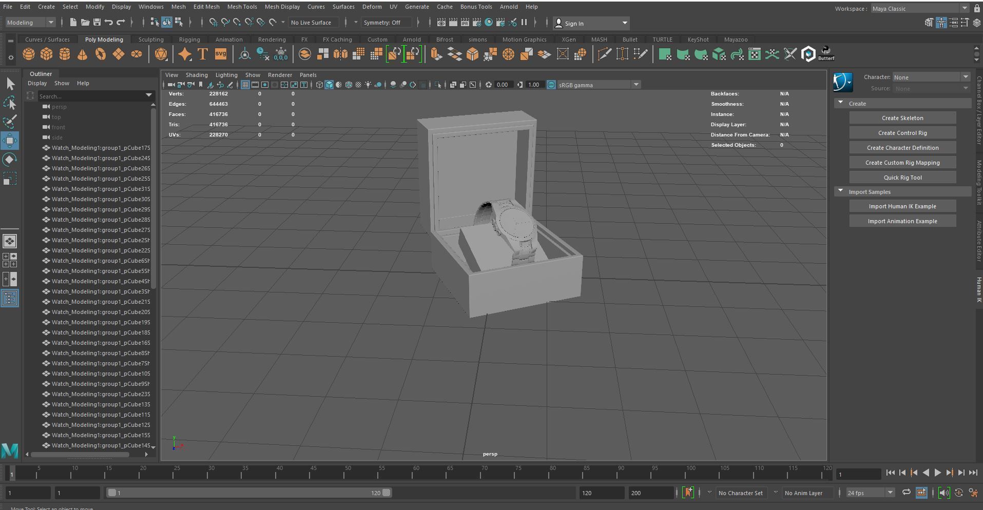 Watch Modeling In Maya Free 3d Model 3d Printable Cgtrader