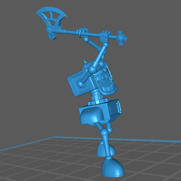 Modron - Duodrone - Geometric Warrior free 3D model 3D printable | CGTrader