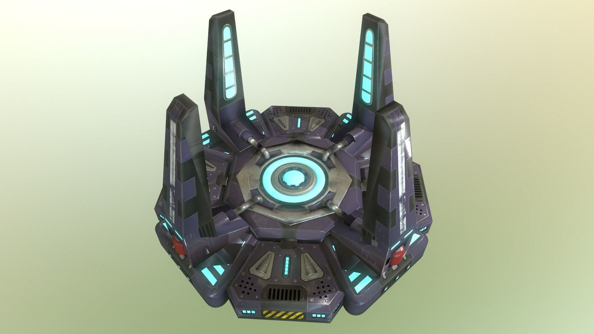 3D model portal warp gate teleport VR / AR / low-poly | CGTrader