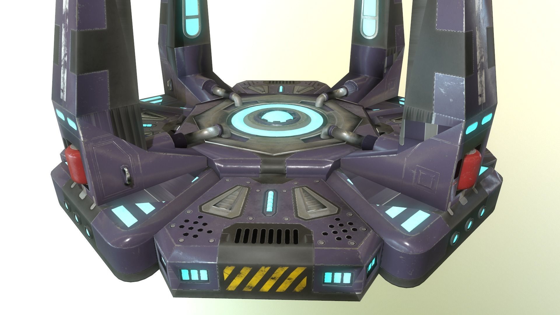 3D model portal warp gate teleport VR / AR / low-poly | CGTrader
